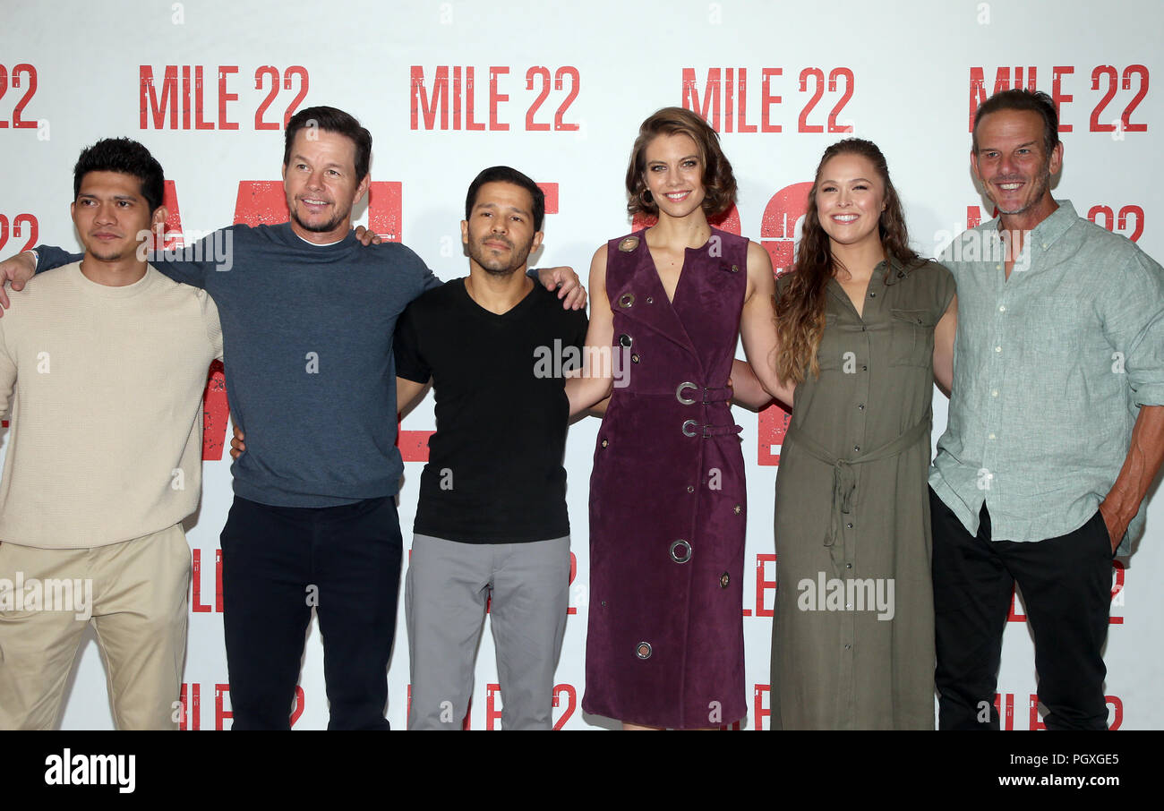 Los Angeles Photo Call For STXfilms' "Mile 22" Featuring: Iko Uwais ...