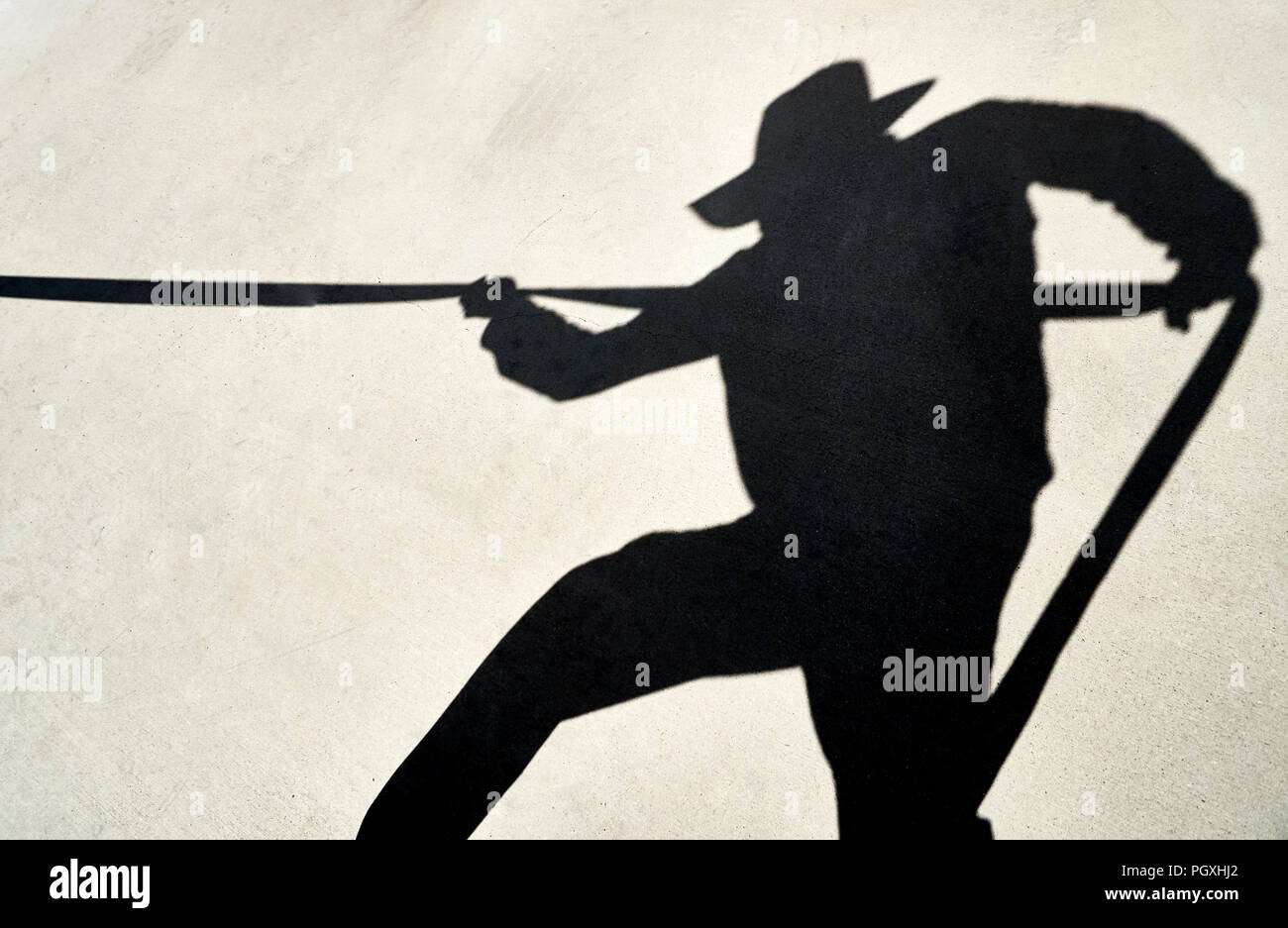 Cowboy shadow hi-res stock photography and images - Alamy