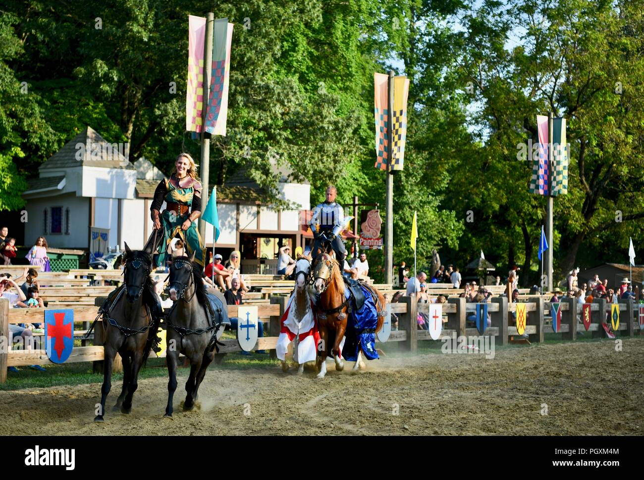 Jousting tournament maryland hi-res stock photography and images - Alamy