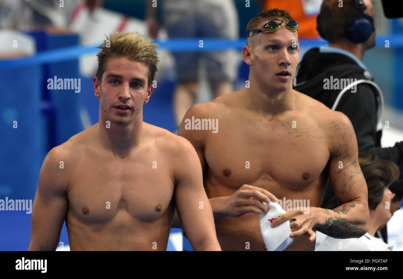 Budapest, Hungary - Jul 26, 2017. Competitive swimmer BOHUS Richard ...
