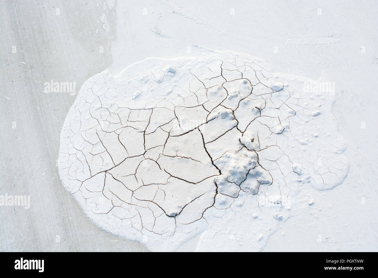 Grey color dry cracked muddy earth as a background texture Stock Photo ...