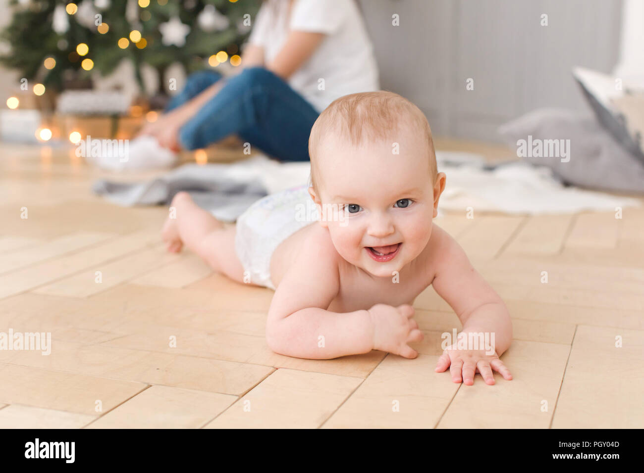 Interested baby hi-res stock photography and images - Alamy