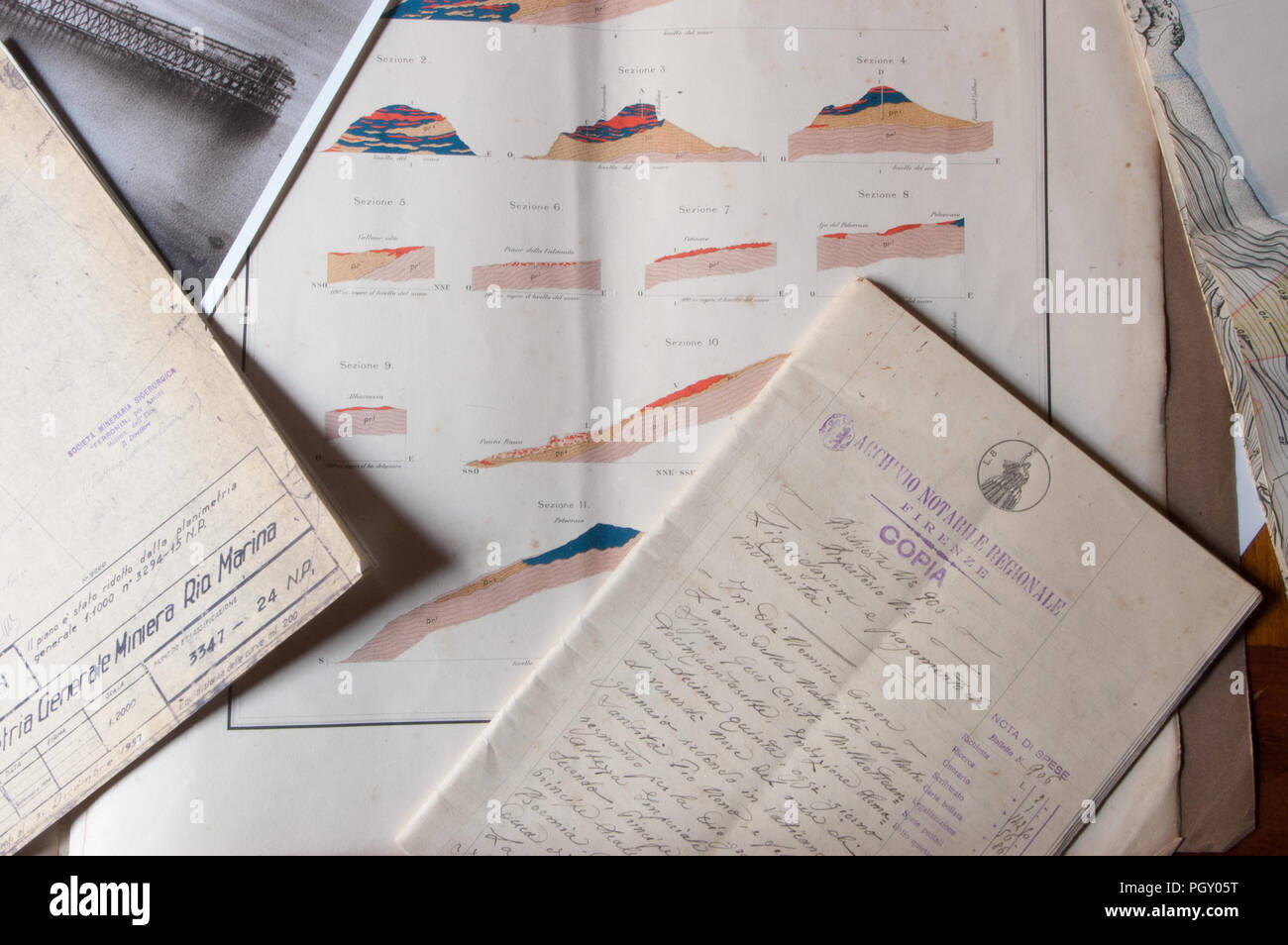 Projects and technical drawings belonging to mining companies and now ...