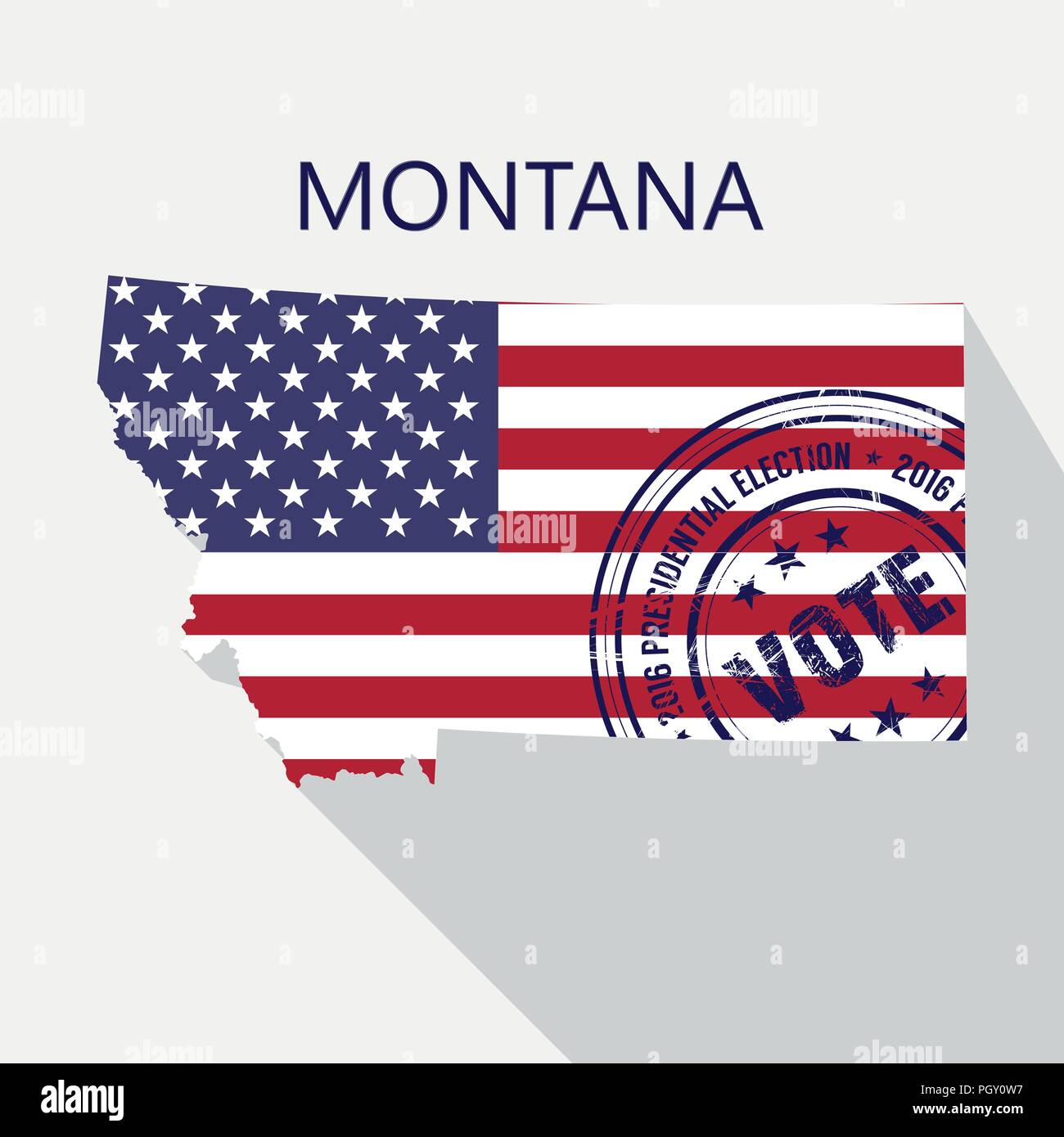 Old map of montana Stock Vector Images - Alamy