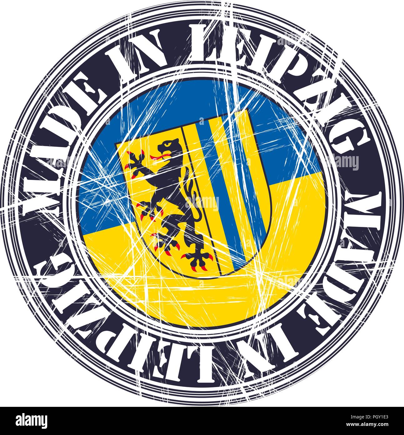 Leipzig flag Stock Vector Images - Alamy