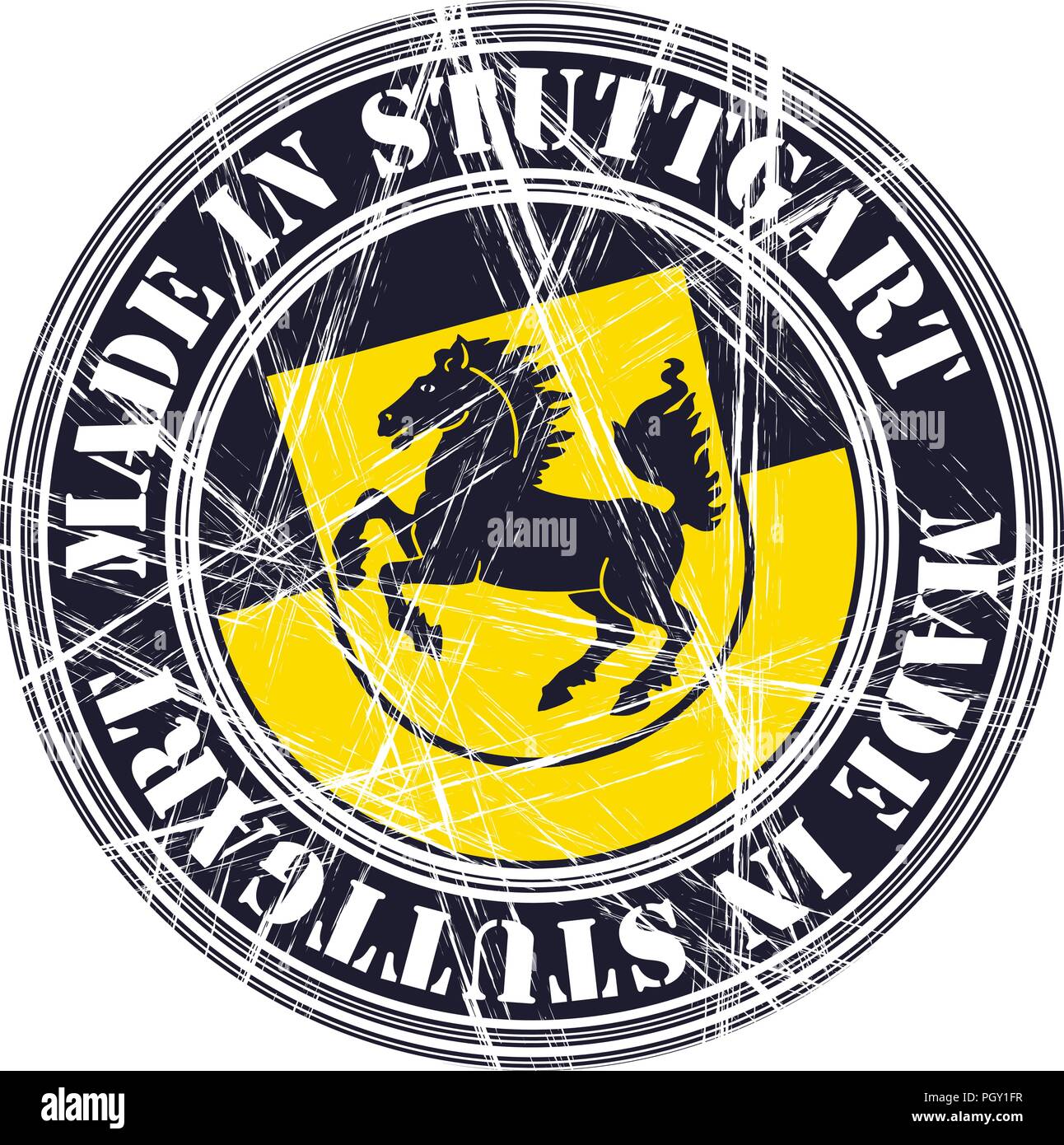 Stuttgart city vector grunge rubber stamp Stock Vector Image & Art - Alamy