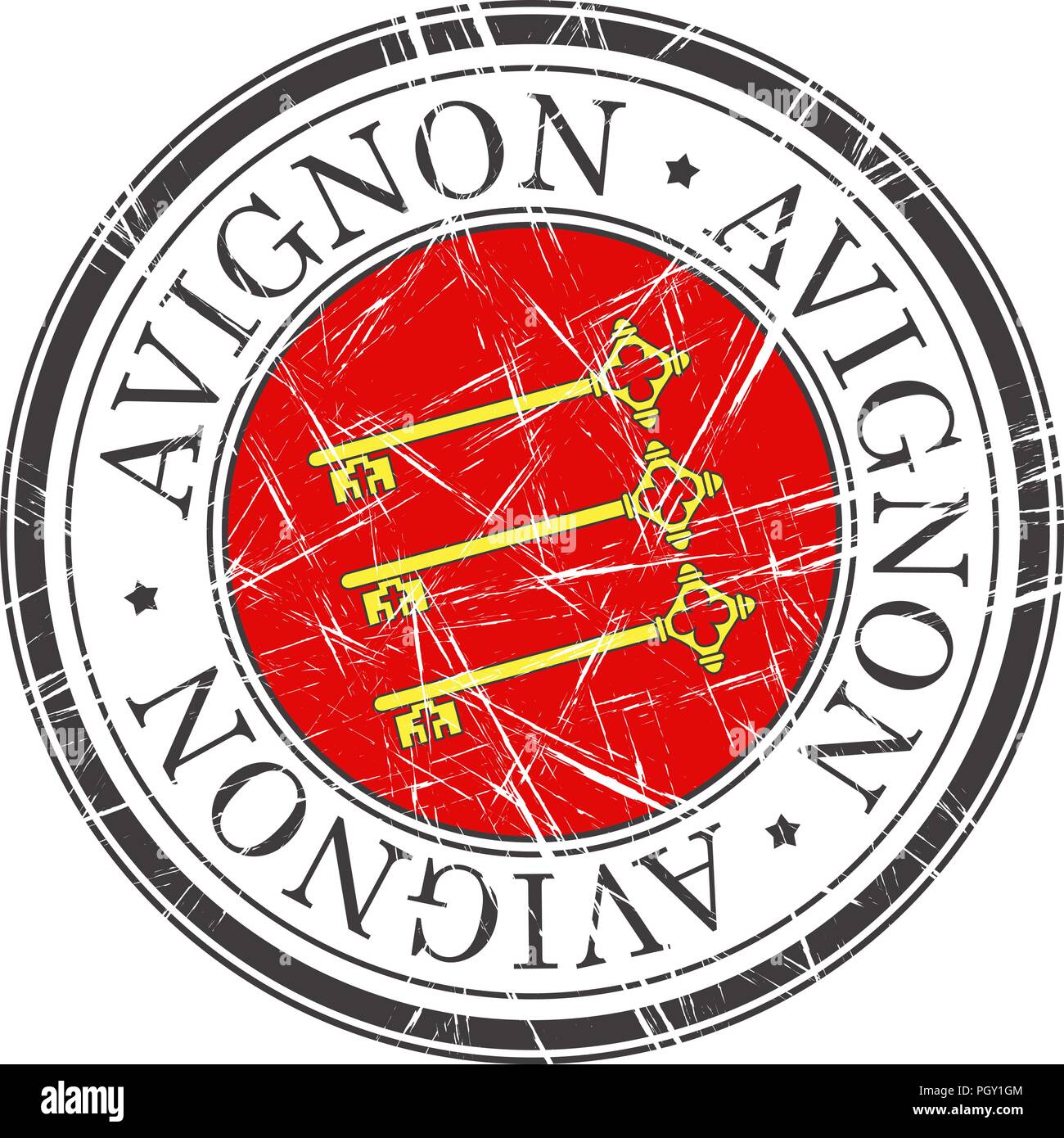 Vintage avignon Stock Vector Images - Alamy