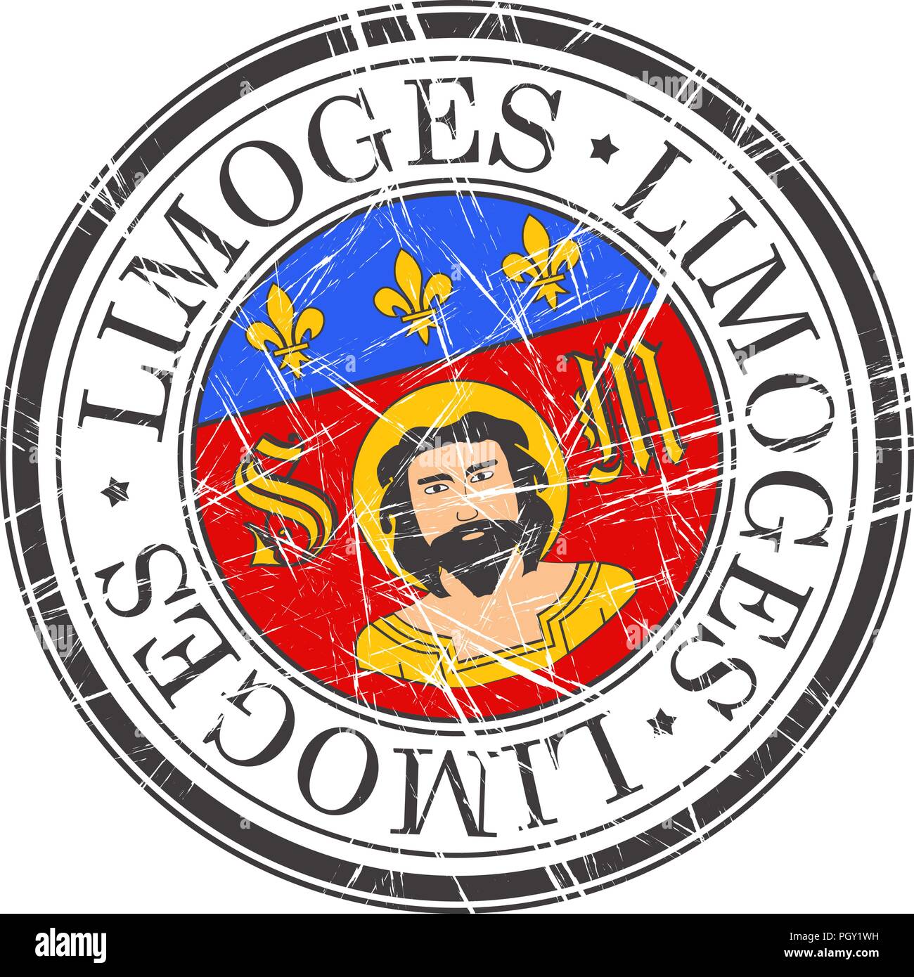 Limoges france tourism travel Stock Vector Images - Alamy