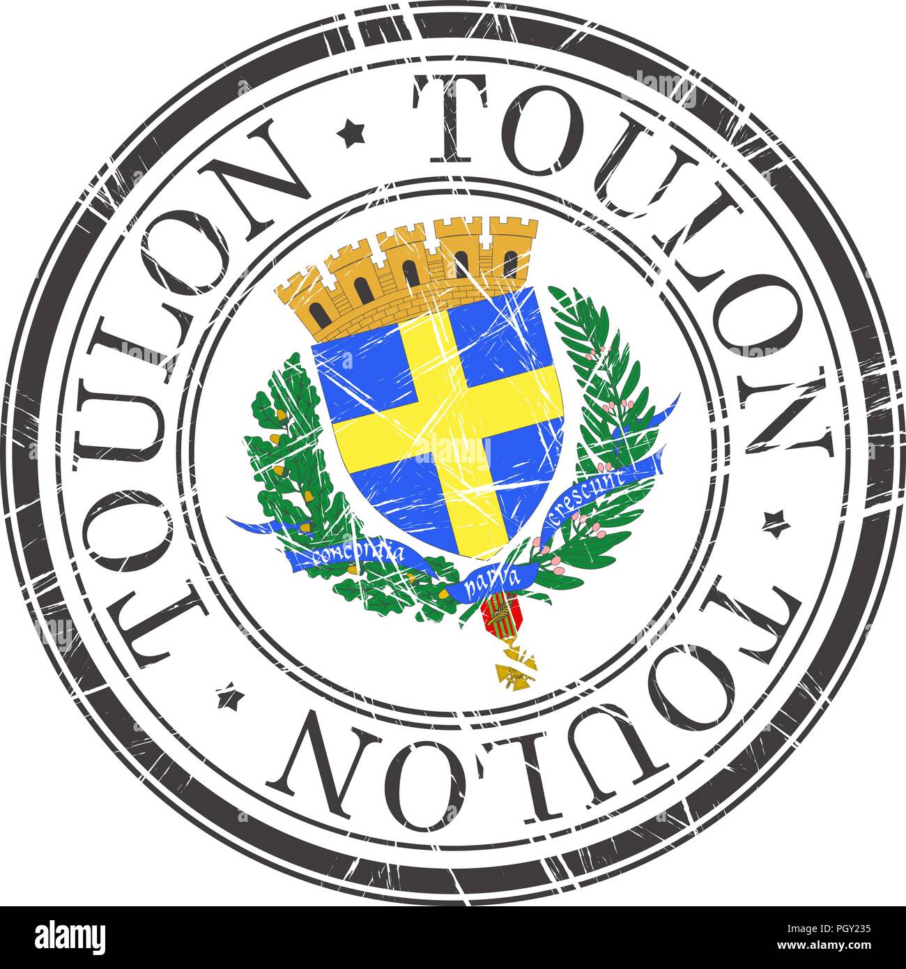 Old toulon Stock Vector Images - Alamy