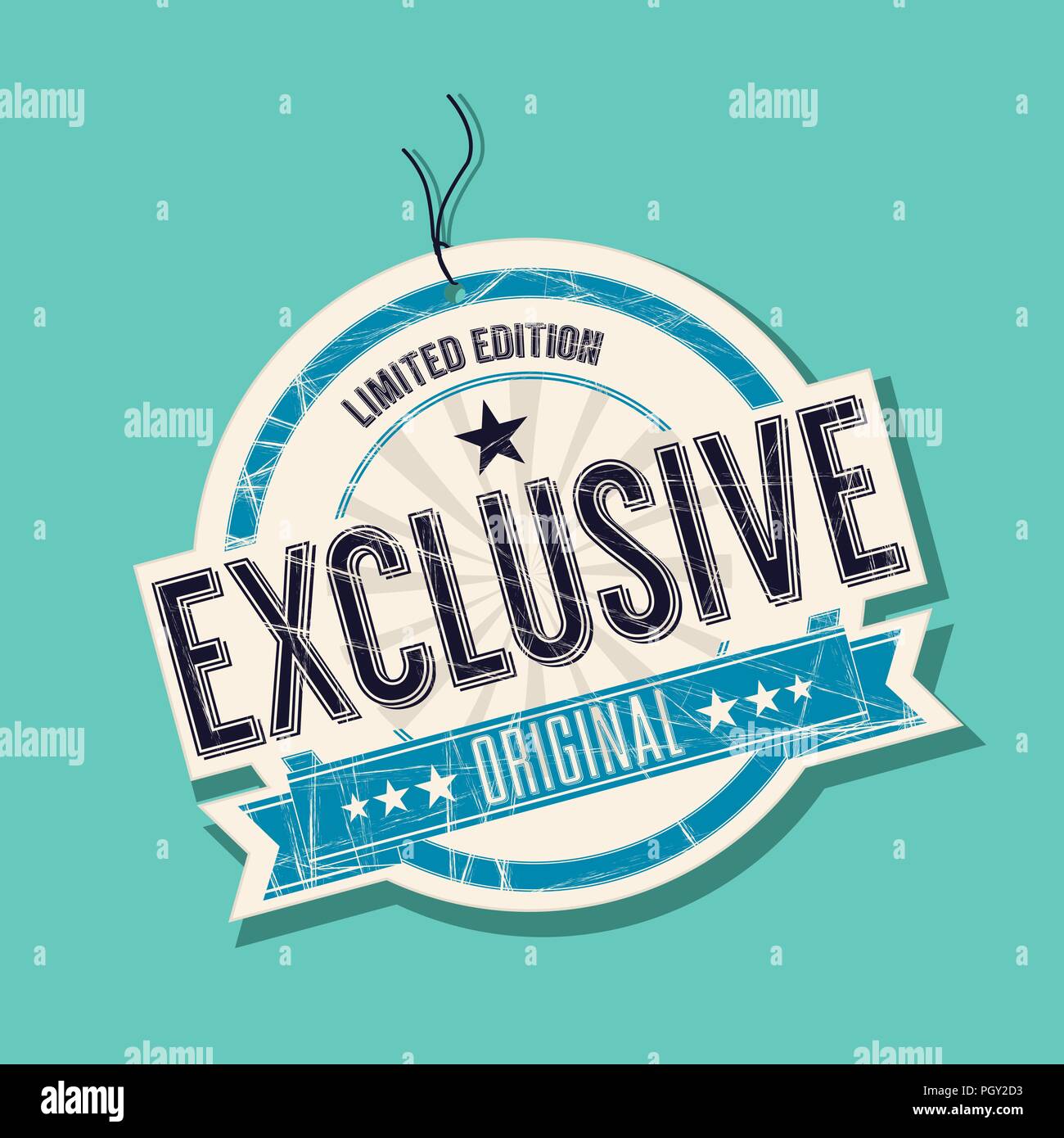 Exclusivelimited edition tag, vector Stock Vector Image & Art - Alamy