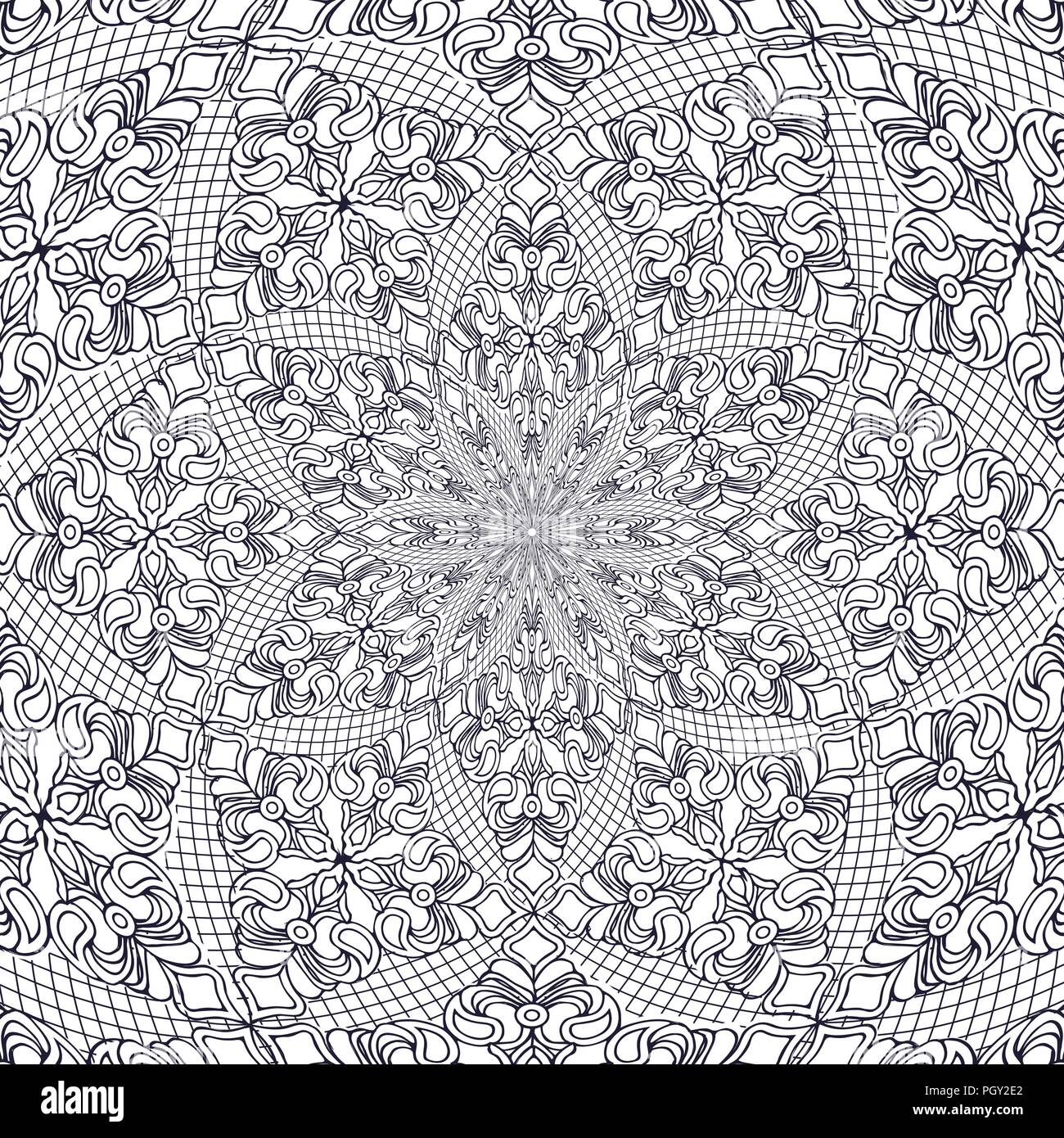Vector intricate lace background, abstract art Stock Vector Image & Art ...