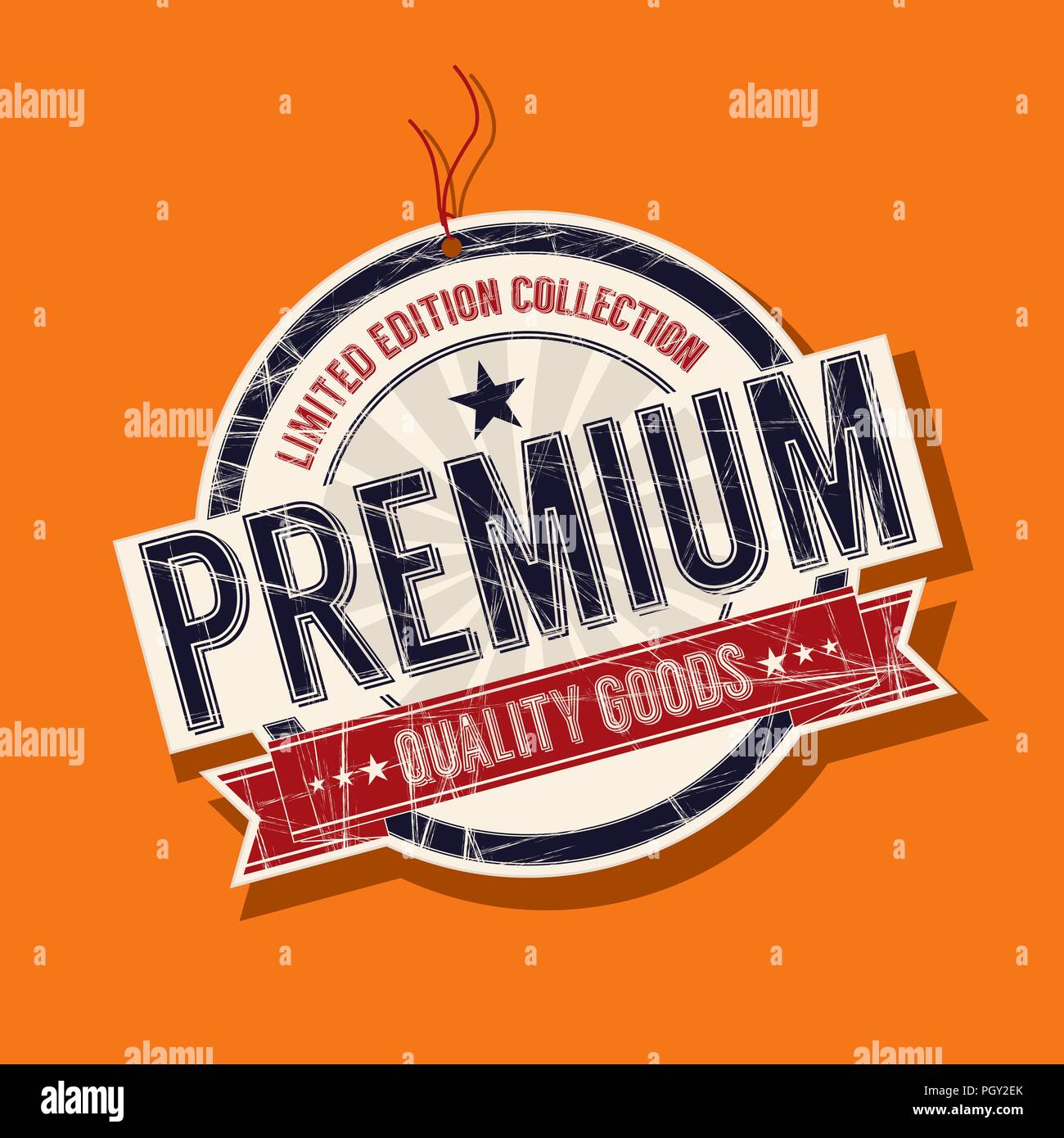 Premium quality goods tag, vector Stock Vector Image & Art - Alamy