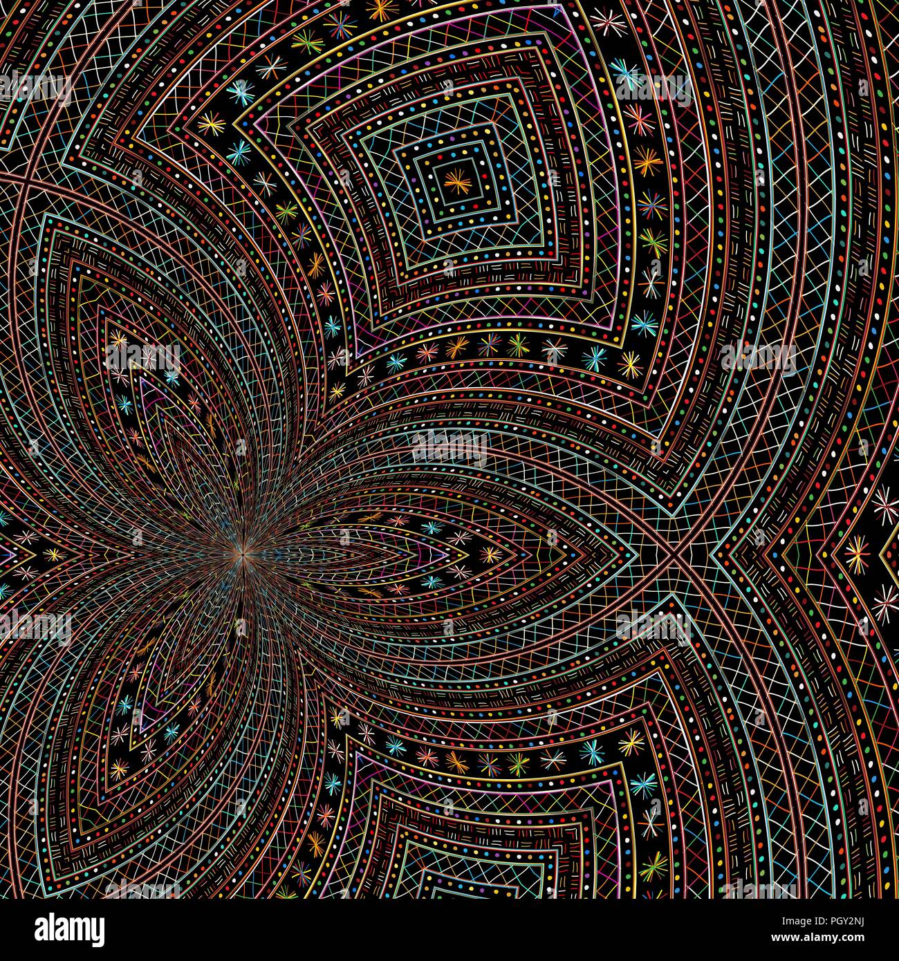 Vector abstract decorative tribal background Stock Vector Image & Art ...