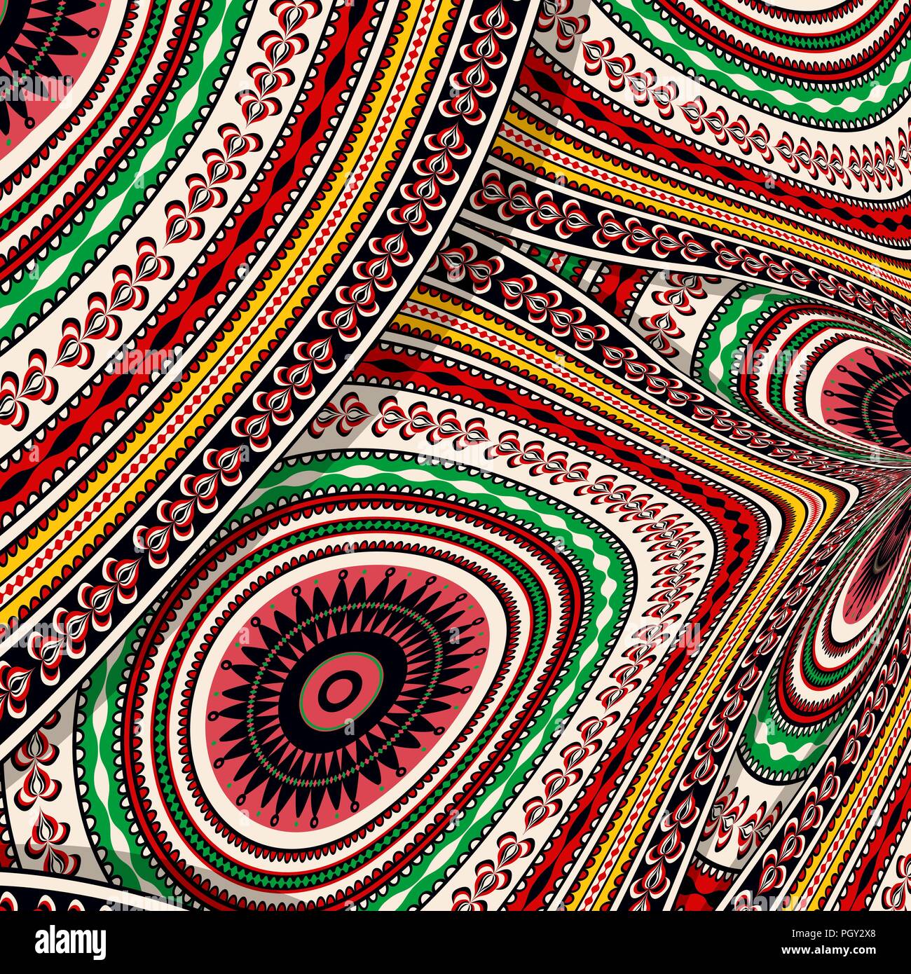 Vector abstract decorative tribal background Stock Vector Image & Art ...