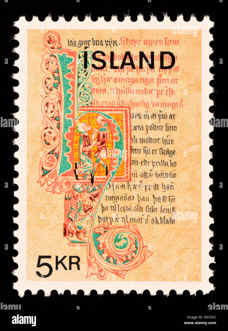 Icelandic stamp hi-res stock photography and images - Alamy