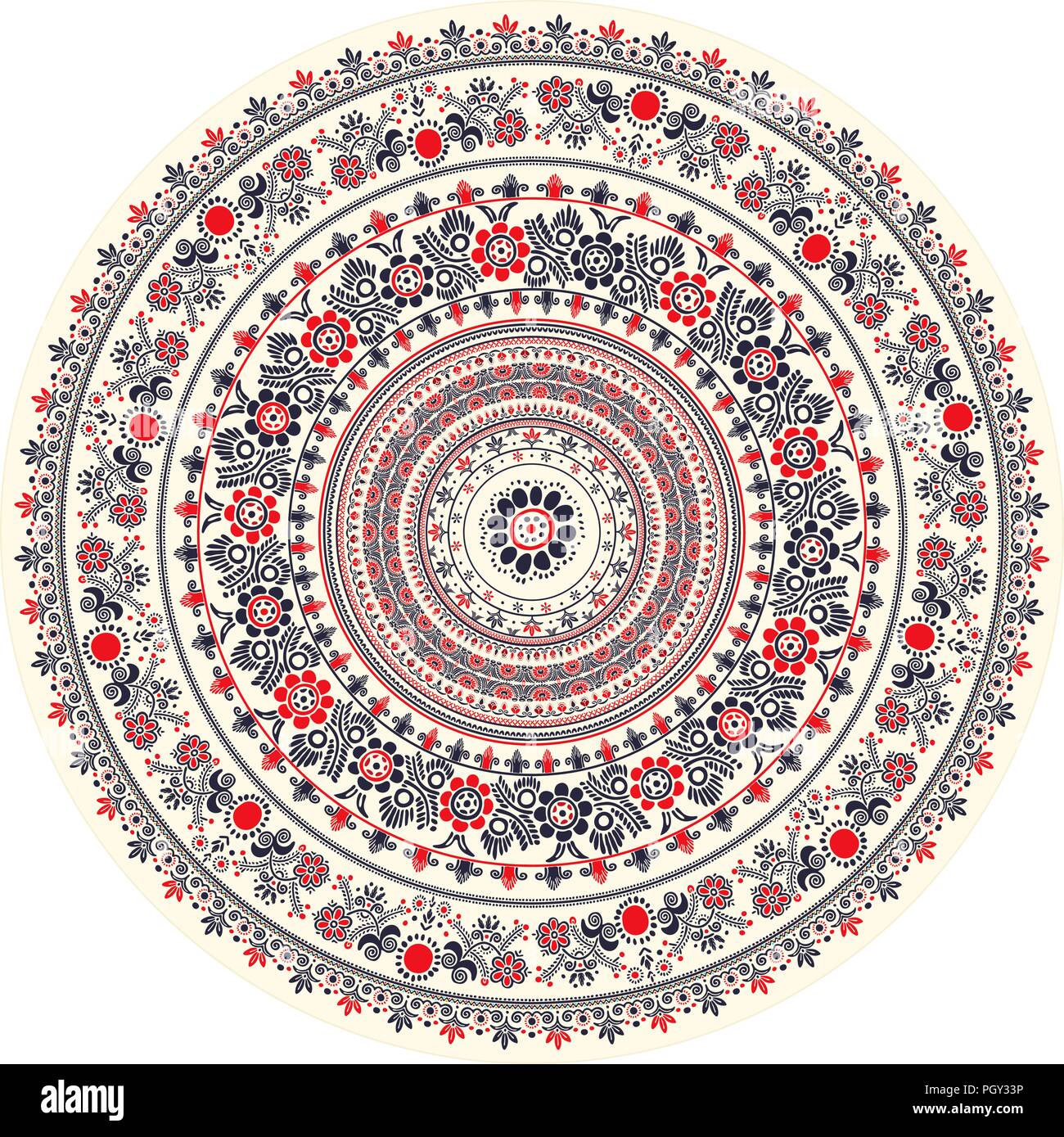 Hungarian folk costume Stock Vector Images - Alamy