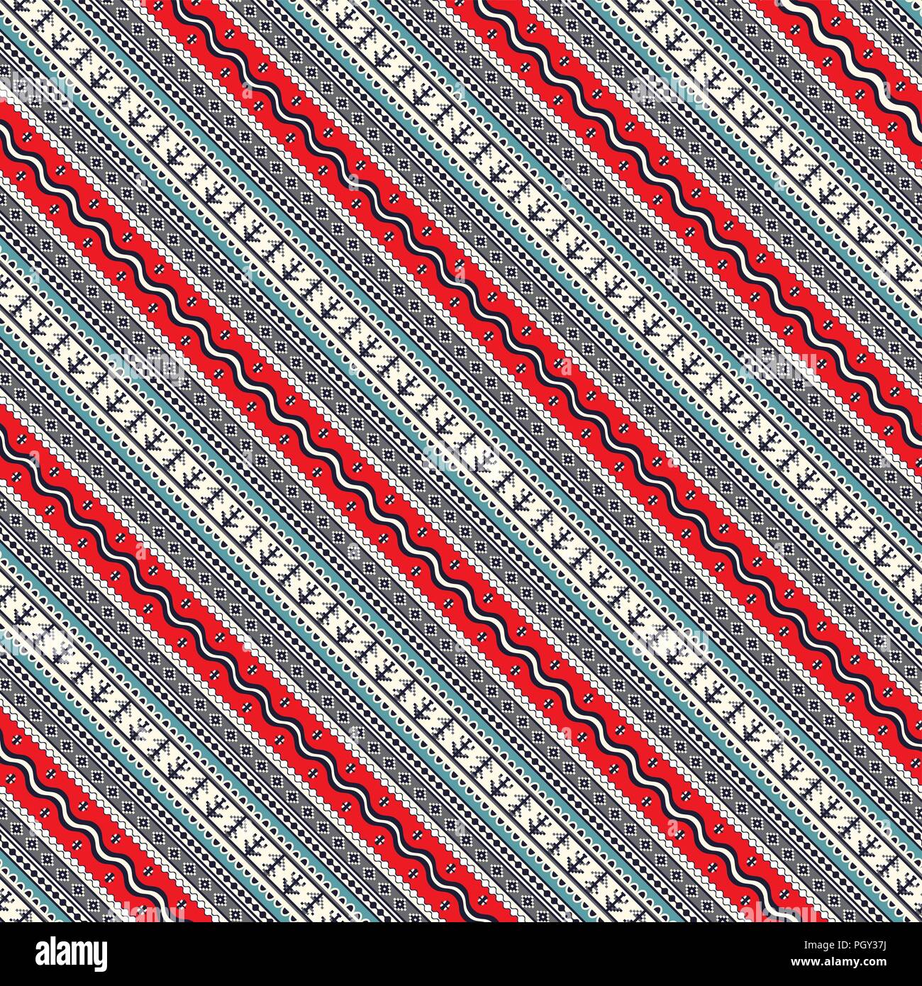 Seamless vector pattern with traditional romanian motif Stock Vector ...