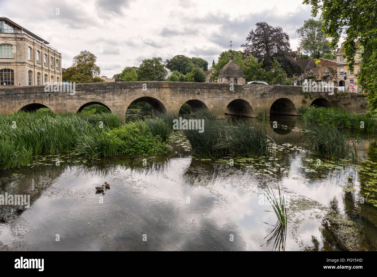 England Medieval Stone Bridge Stock Photos & England Medieval Stone ...