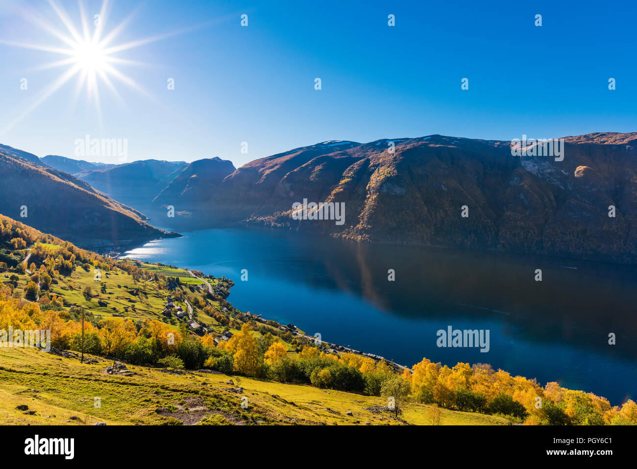 Aurlandsfjorden fjord hi-res stock photography and images - Alamy
