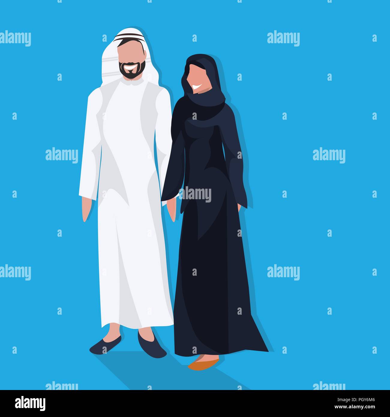 Confident arabian muslim business woman Stock Vector Images - Alamy