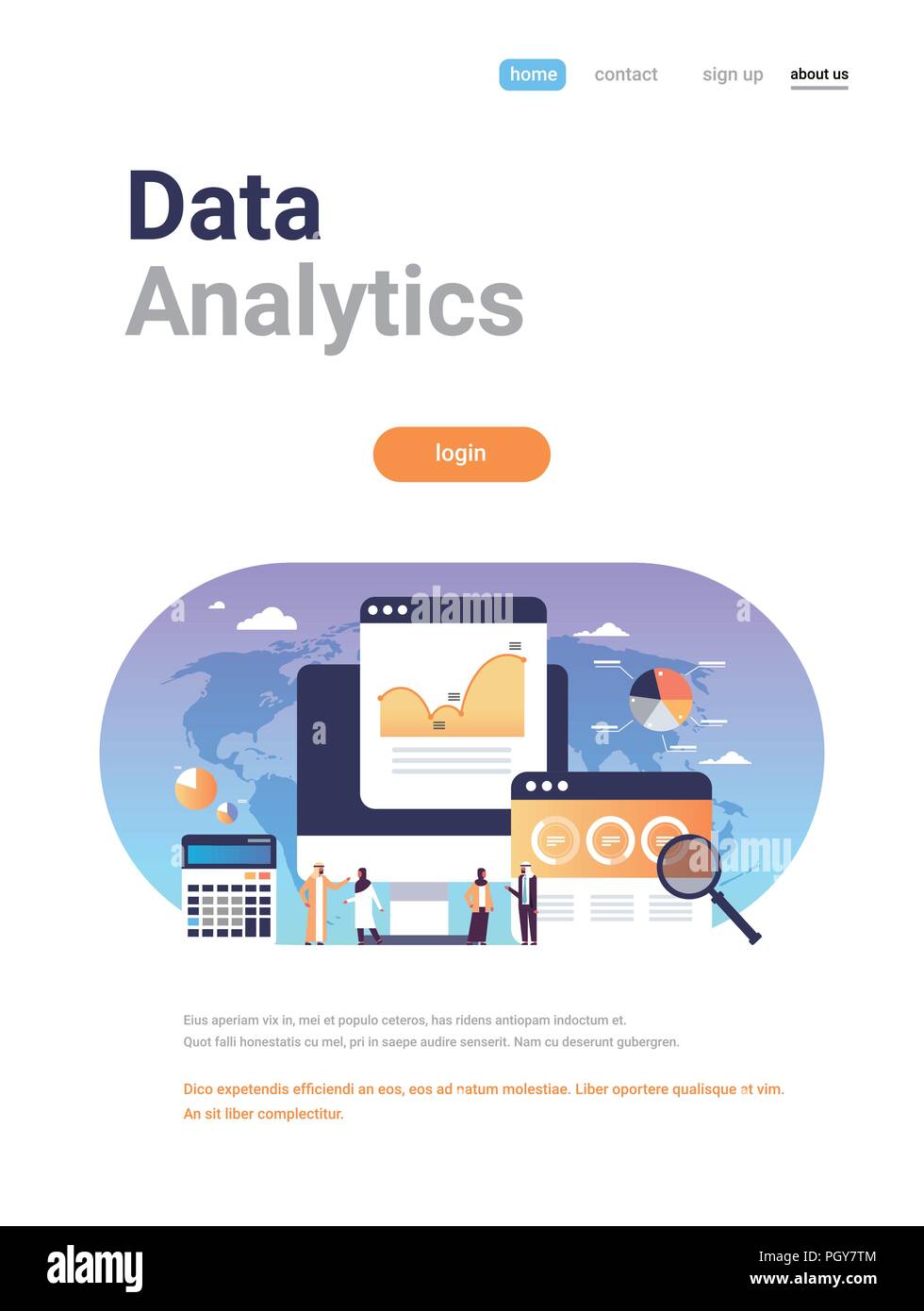 arabic business people graph diagram finance data analytics calculator ...