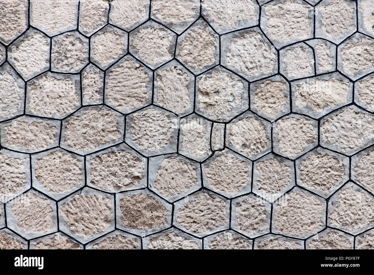 Polygonal, hexagon, wall design backround Stock Photo - Alamy