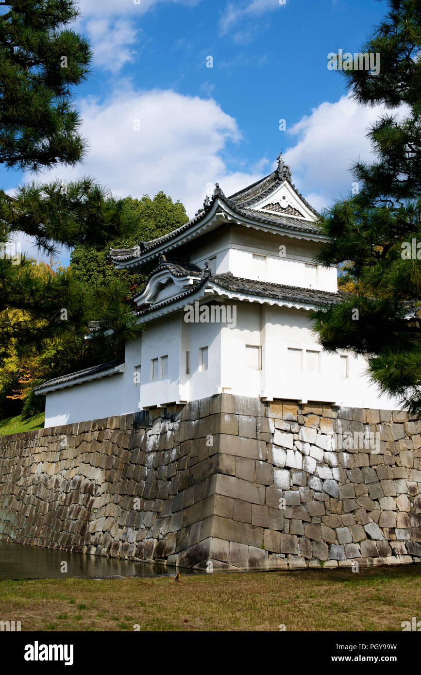 Photo shows the southwast corner dungeon tower and the outer moat of ...