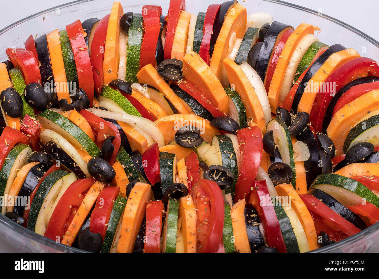 Ratatouille, French Provençal stewed vegetable dish originating in Nice ...