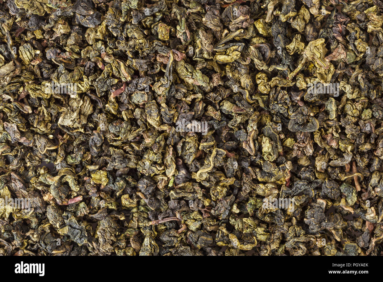 Green oolong tea background Stock Photo - Alamy
