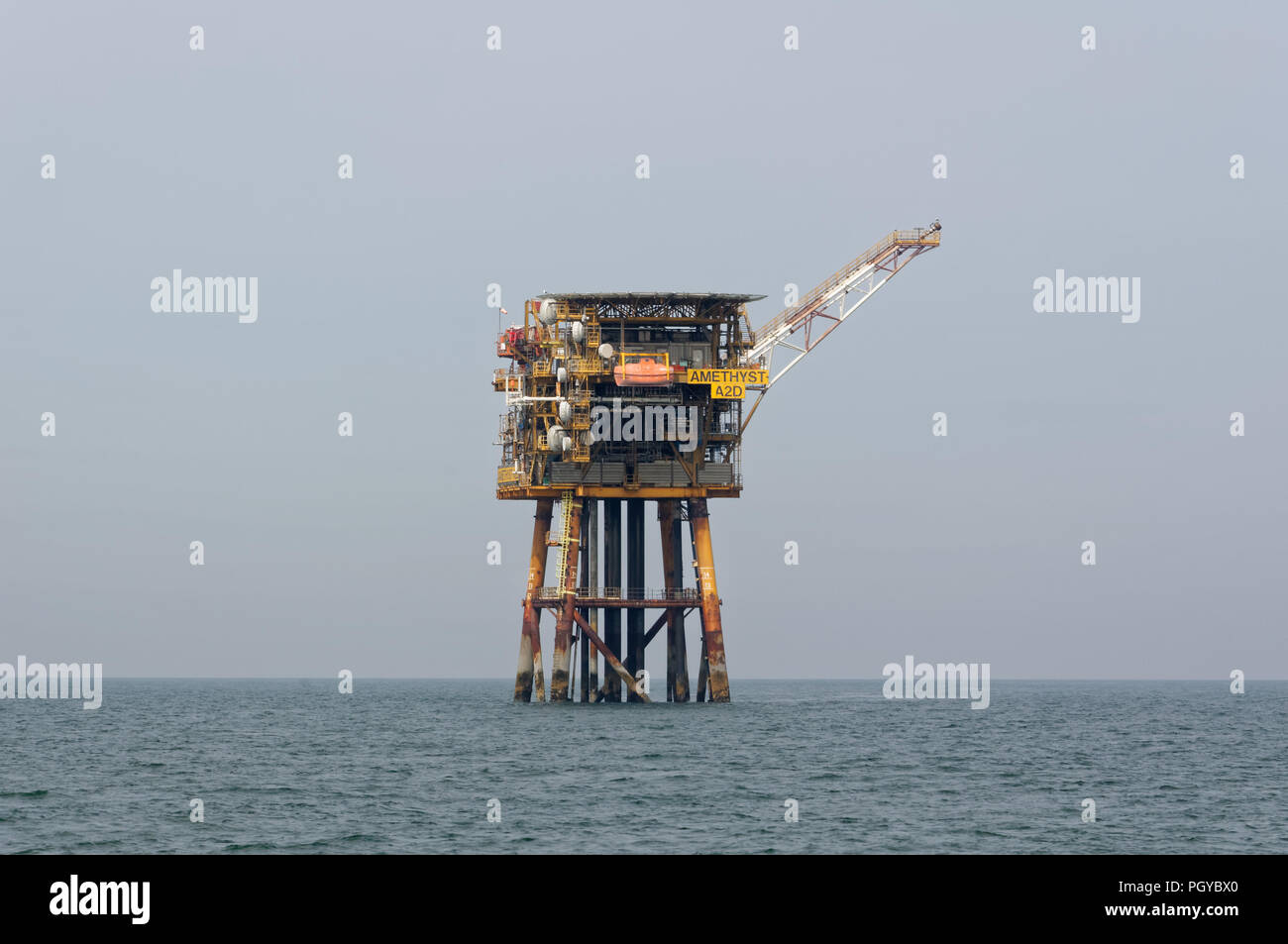 The BP Amethyst A2D platform in the United Kingdom sector of the North ...