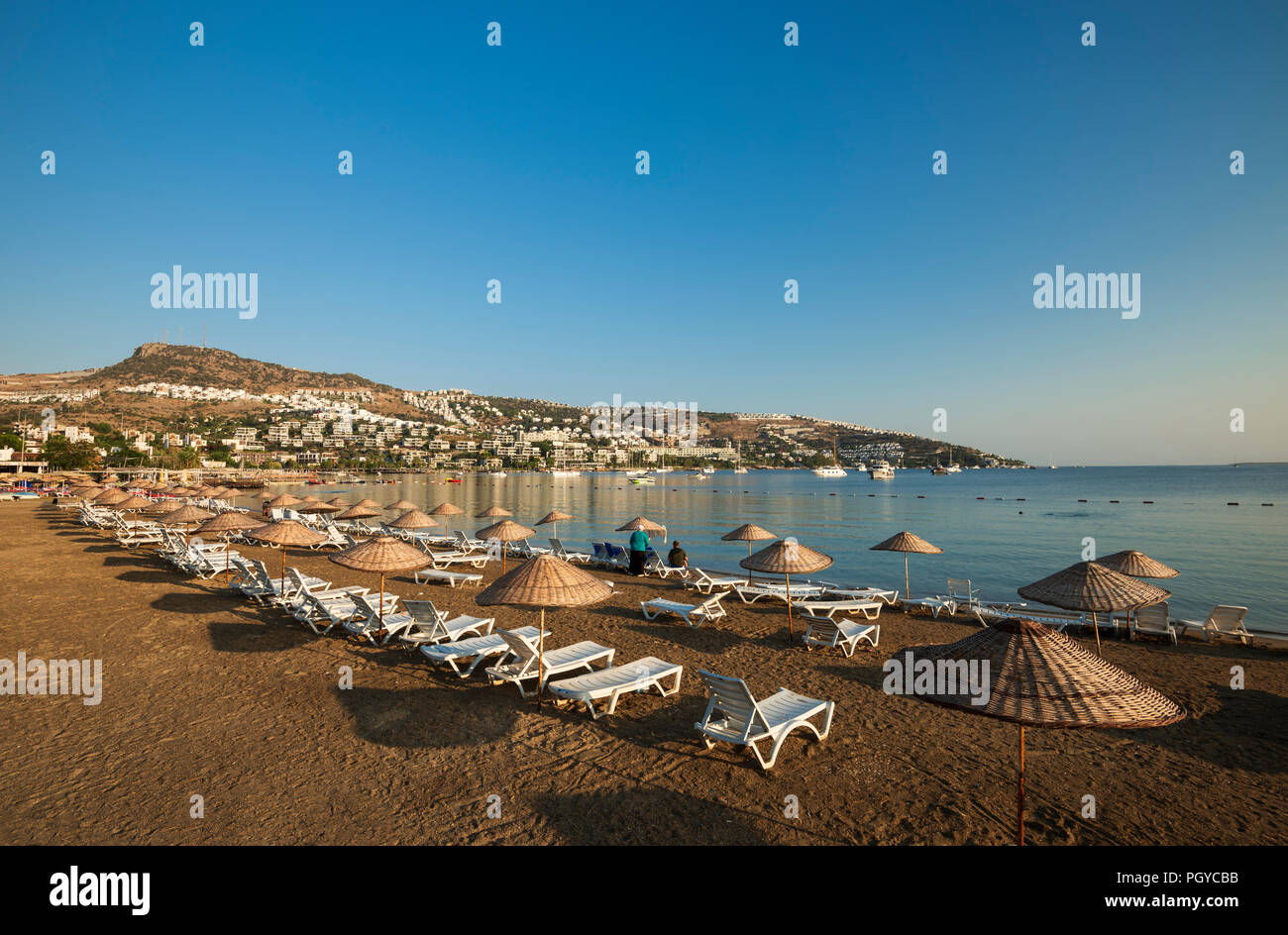 Gundogan Bay view - Bodrum - Turkey Stock Photo - Alamy