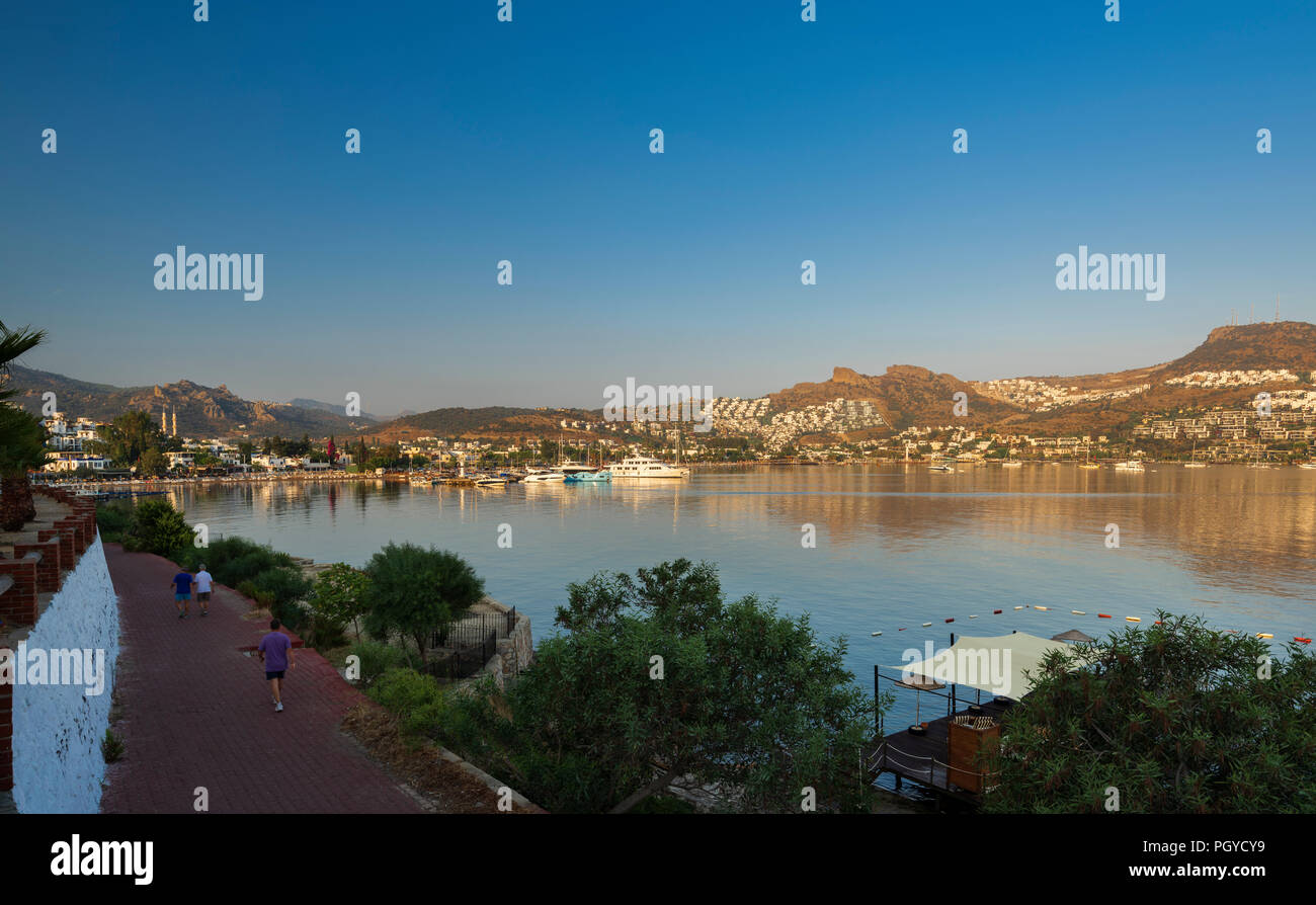 Gundogan Bay view - Bodrum - Turkey Stock Photo - Alamy