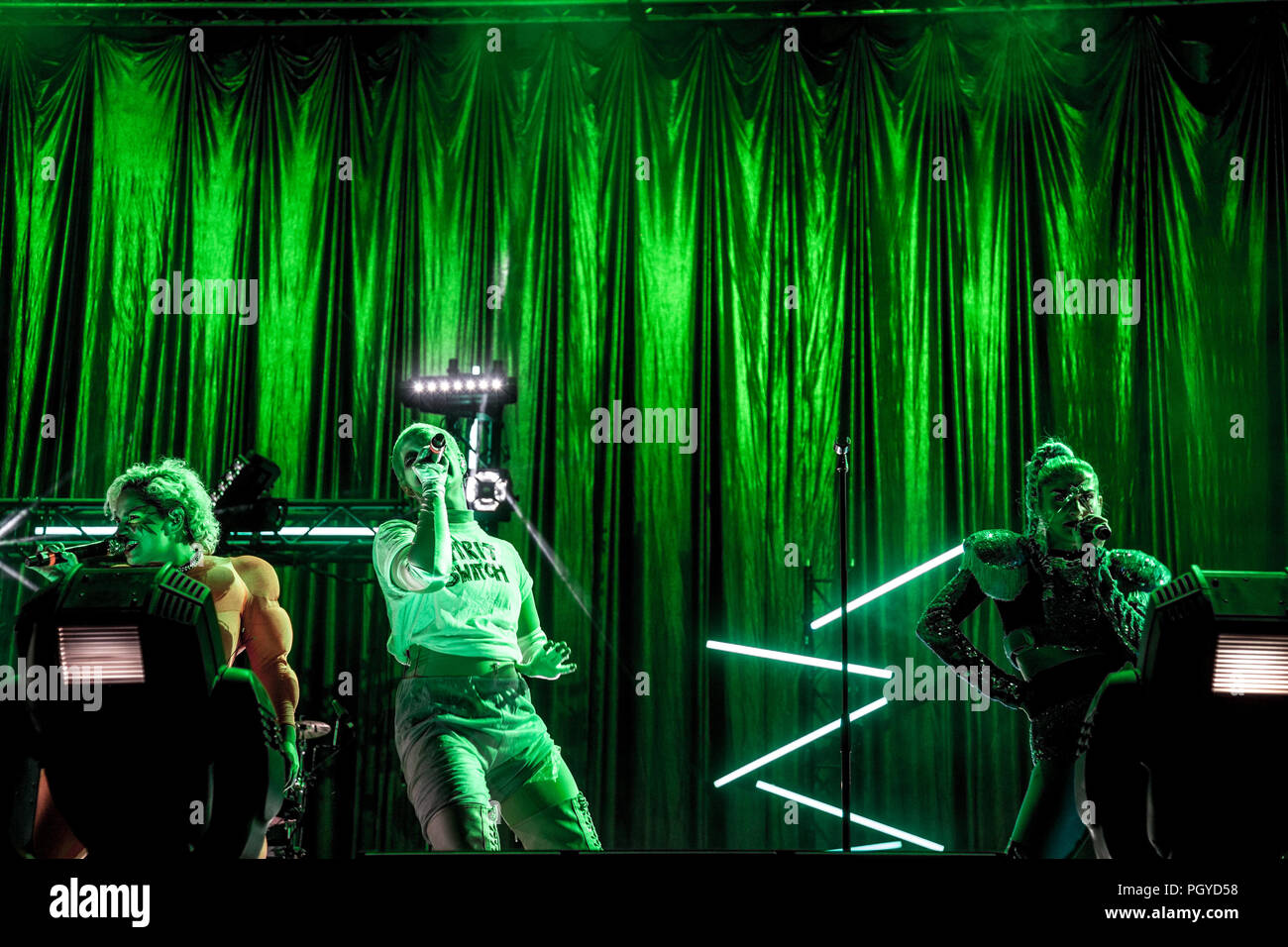 NOVI SAD, SERBIA - JULY 13, 2018: Fever Ray, alias Karin Elisabeth ...