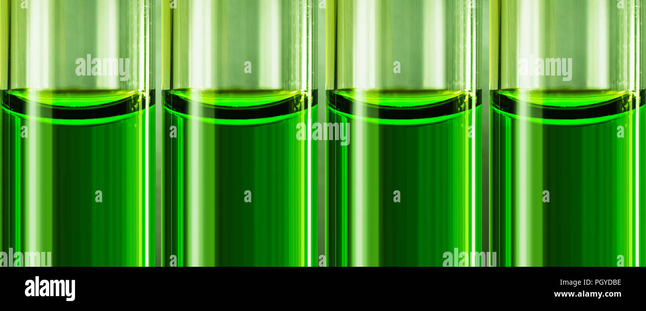 Green liquid chemical weapon in glass tubes Stock Photo - Alamy