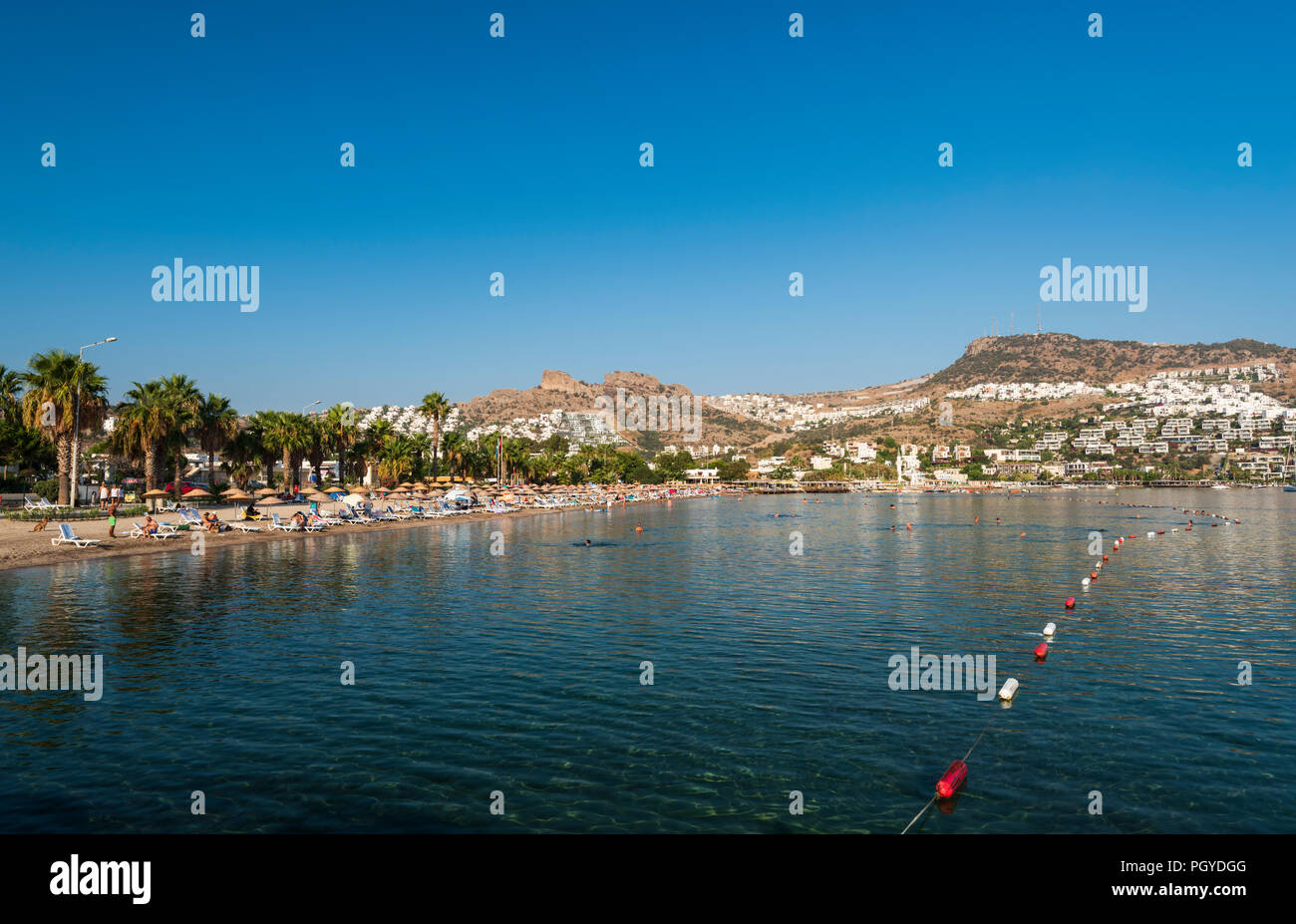 Gundogan Bay view - Bodrum - Turkey Stock Photo - Alamy