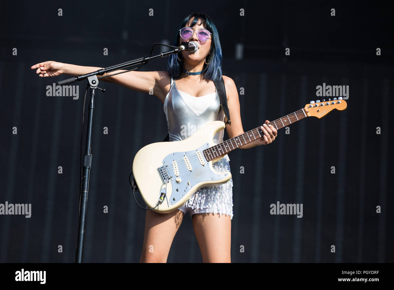 DNCE (Joe Jonas, JinJoo Lee, Cole Whittle, Jack Lawless) performing at ...