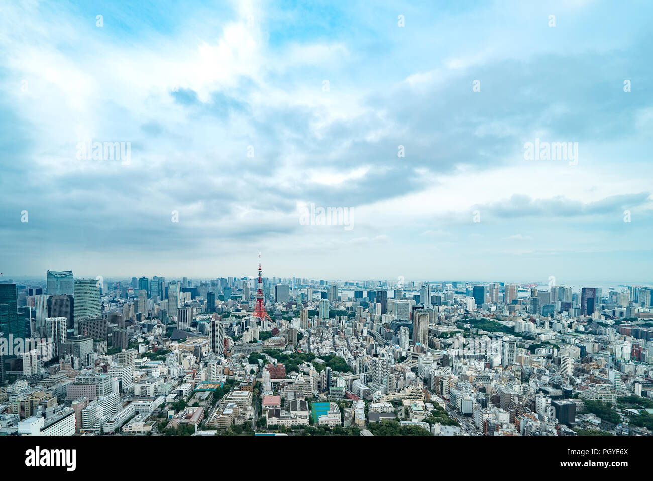 Tokyo Tower, Japan - communication and observation tower Stock Photo ...