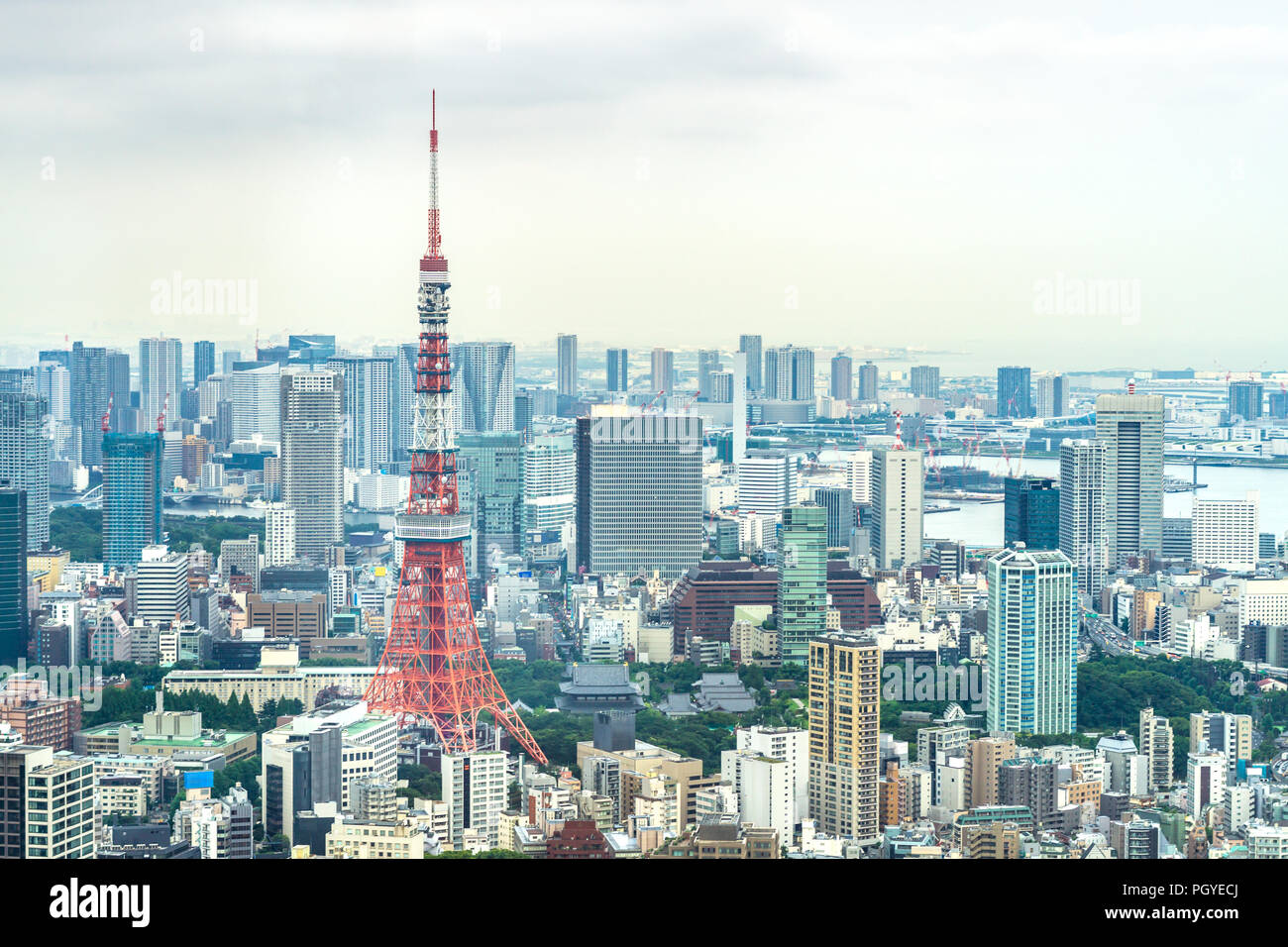 Tokyo Tower, Japan - communication and observation tower. It was the ...