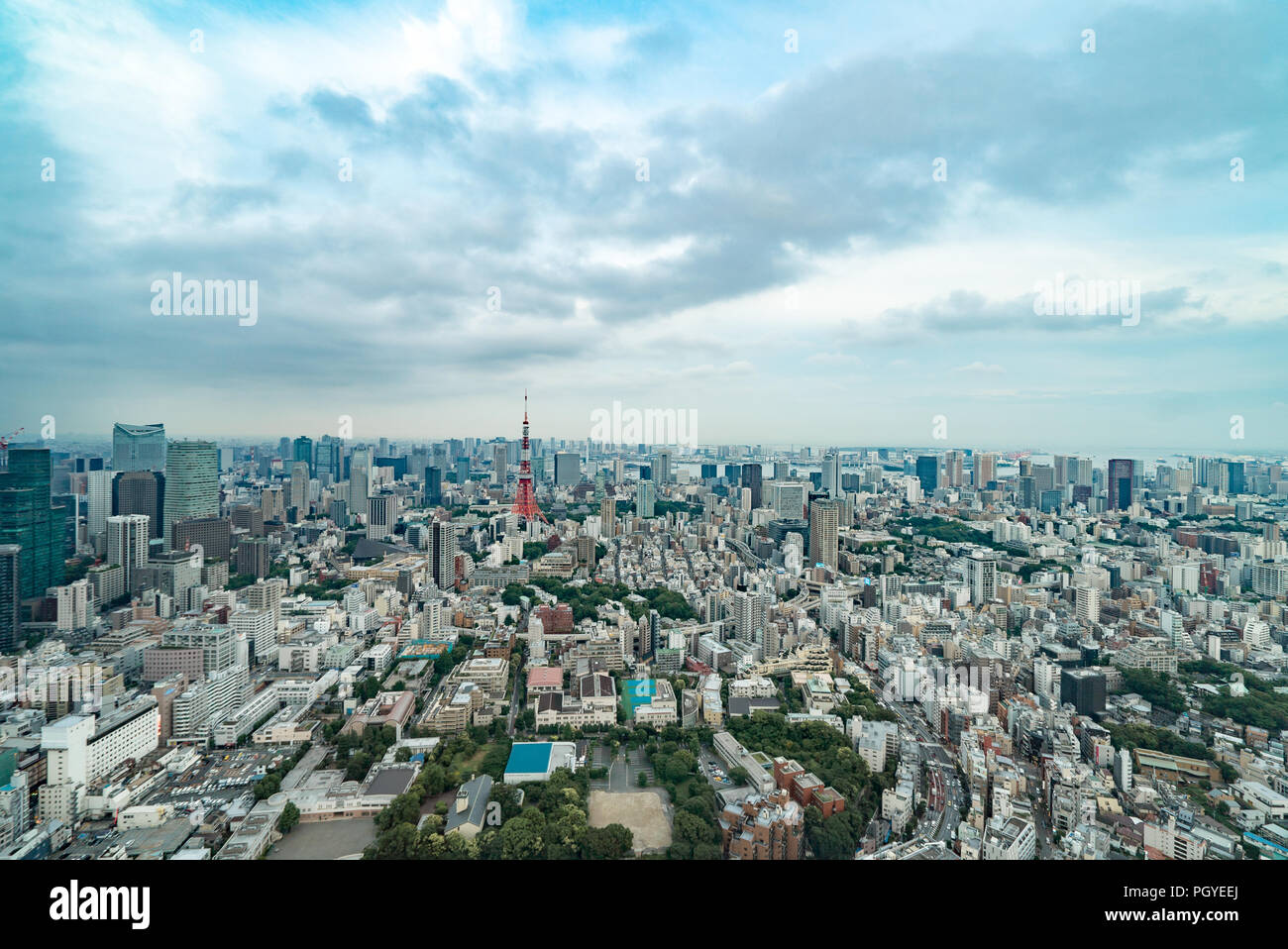 Tokyo Tower, Japan - communication and observation tower Stock Photo ...
