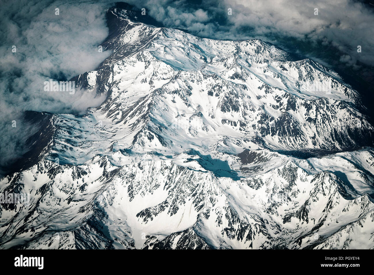 Alps from above Stock Photo - Alamy