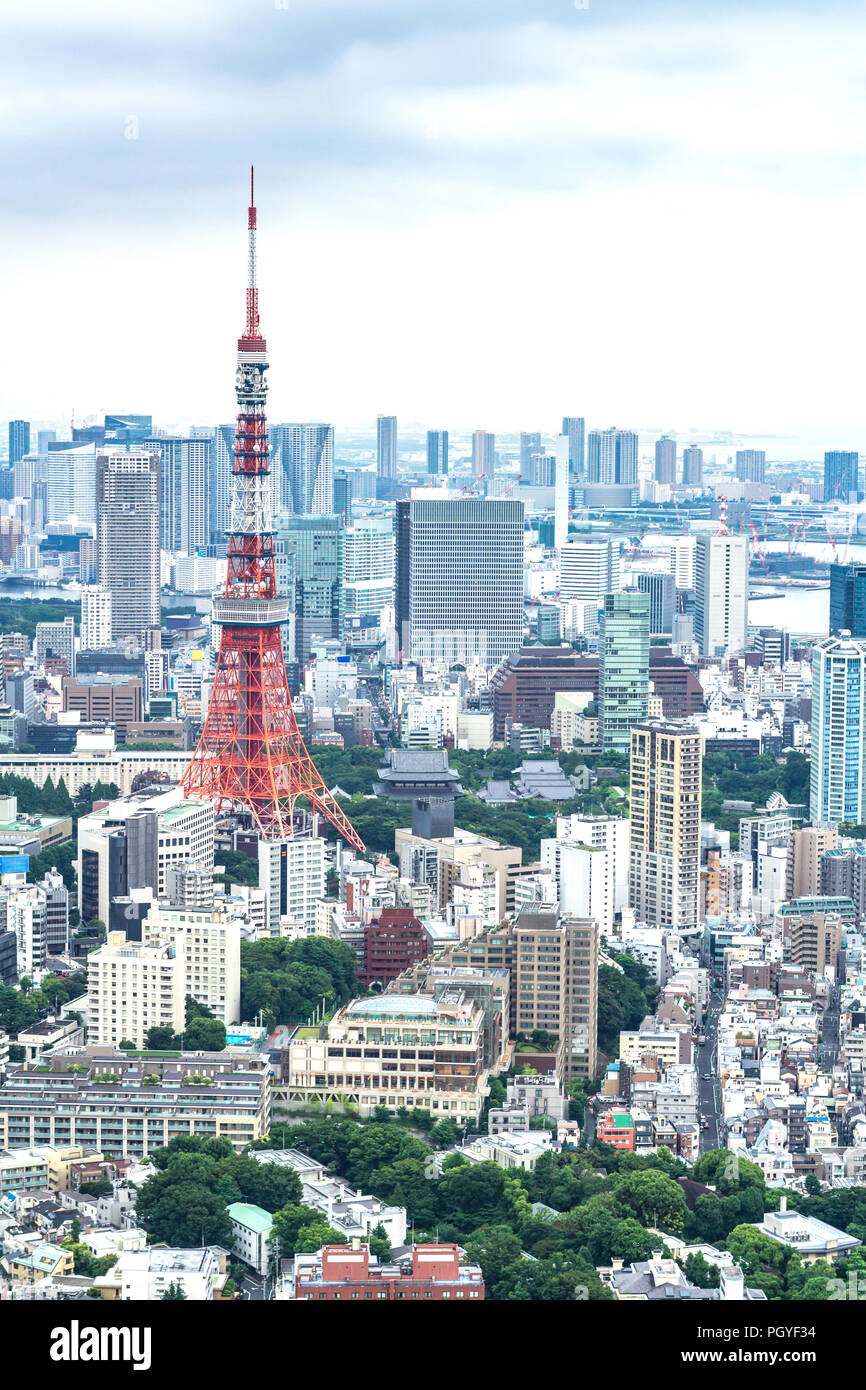 Tokyo Tower, Japan - communication and observation tower. It was the ...