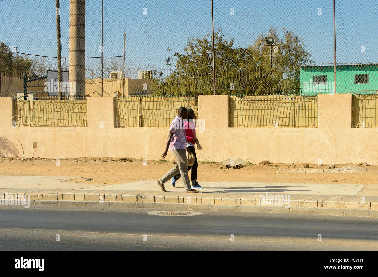 DAKAR, SENEGAL - APR 23, 2017: Unidentified Senegalese man and woman ...
