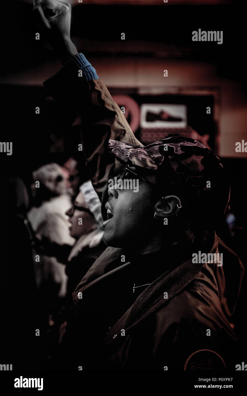 March and protest for Anti Slavery in Lybia, taken place in London ...