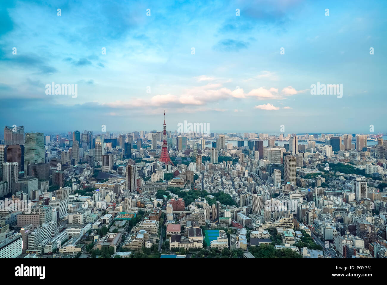 Tokyo Tower, Japan - communication and observation tower Stock Photo ...