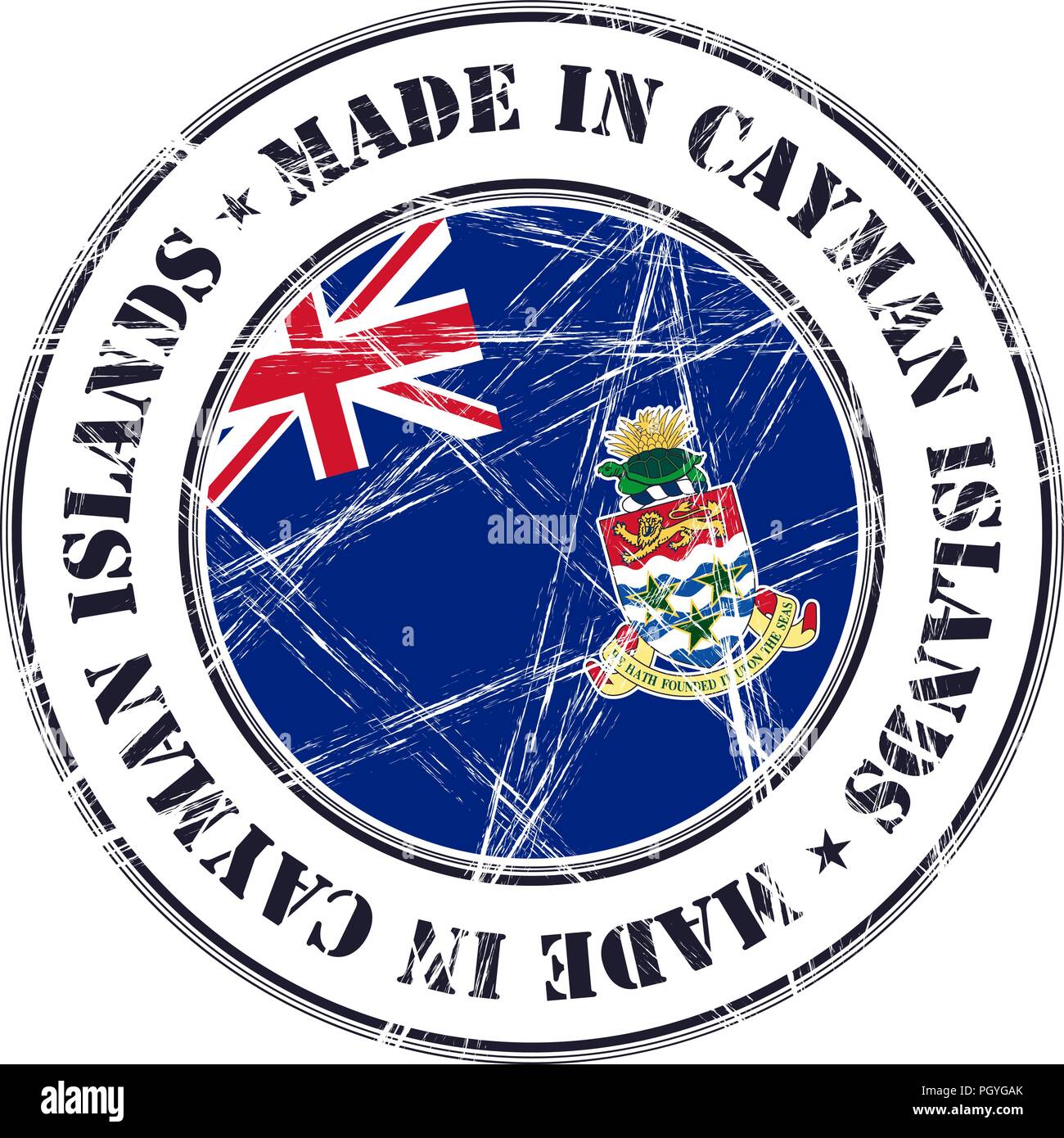 Stamp cayman islands Stock Vector Images - Alamy