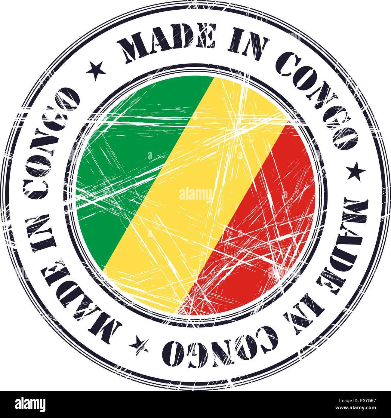 Made in congo Stock Vector Images - Alamy