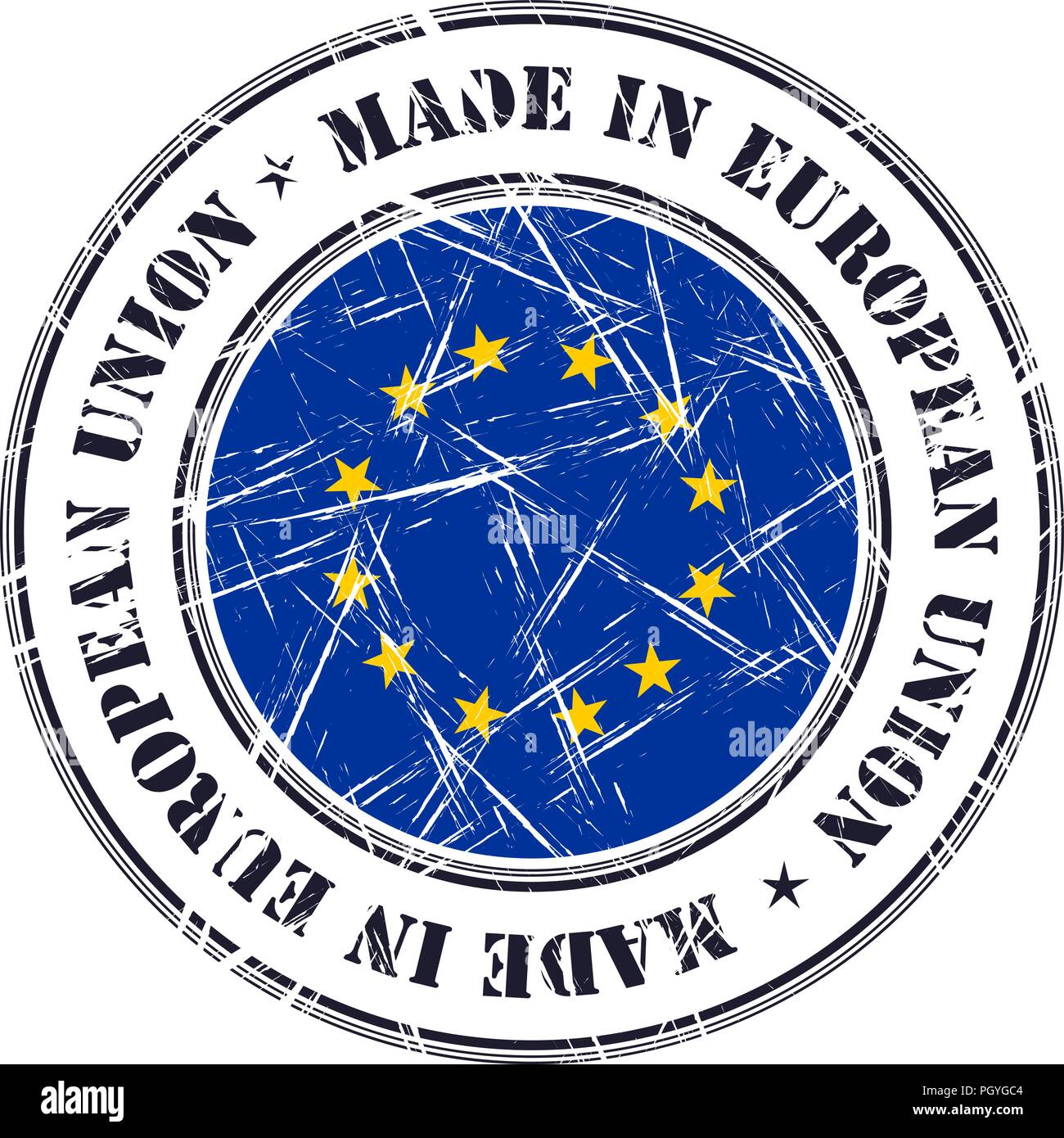 Made in european union Stock Vector Images - Alamy