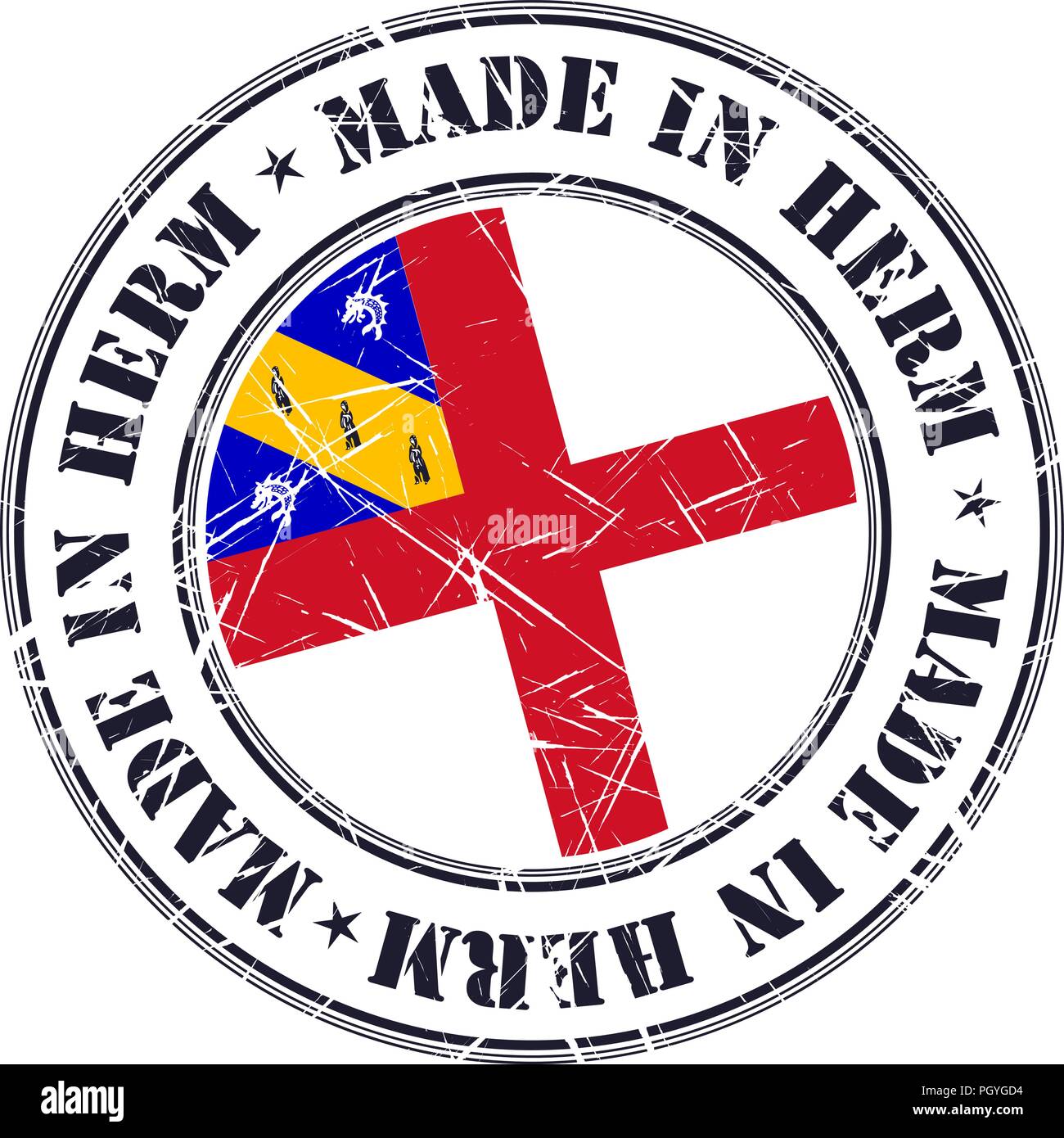 Flag of herm hi-res stock photography and images - Alamy