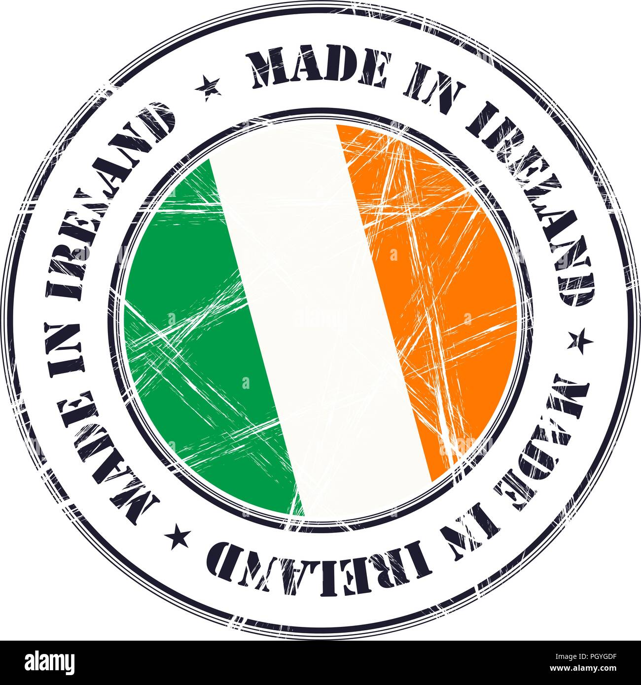 Made in ireland Stock Vector Images - Alamy