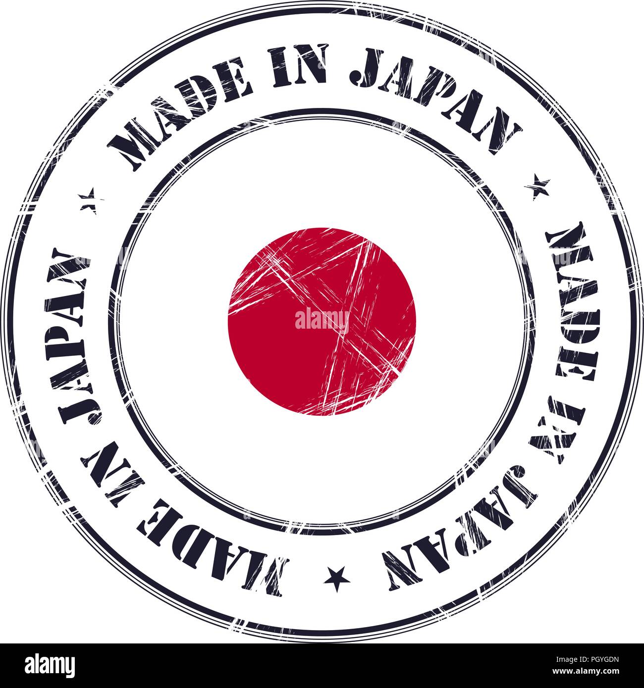 Made in japan flag Stock Vector Images - Alamy